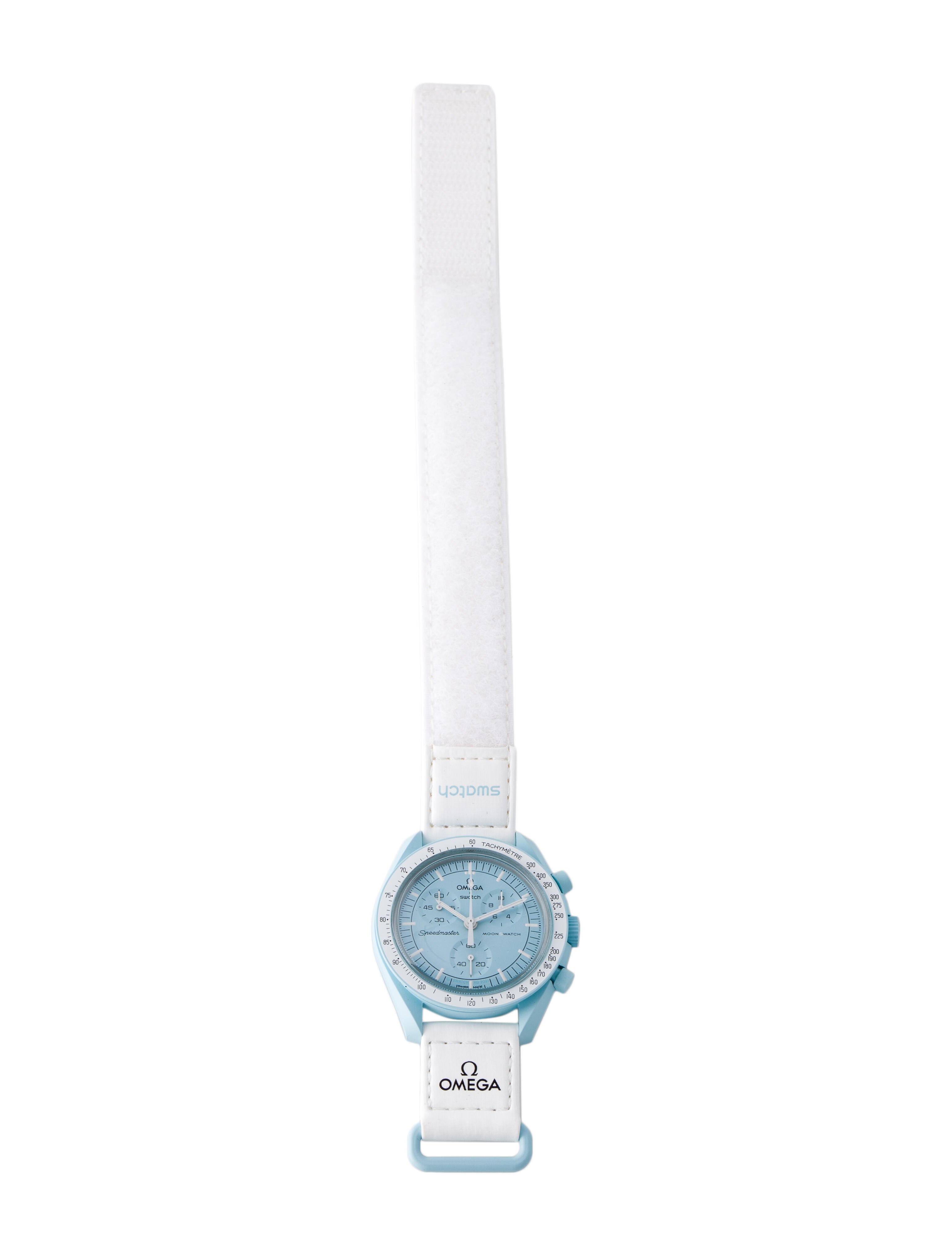 Omega x Swatch Mission to Uranus MoonSwatch Watch - SO33L100 | The RealReal