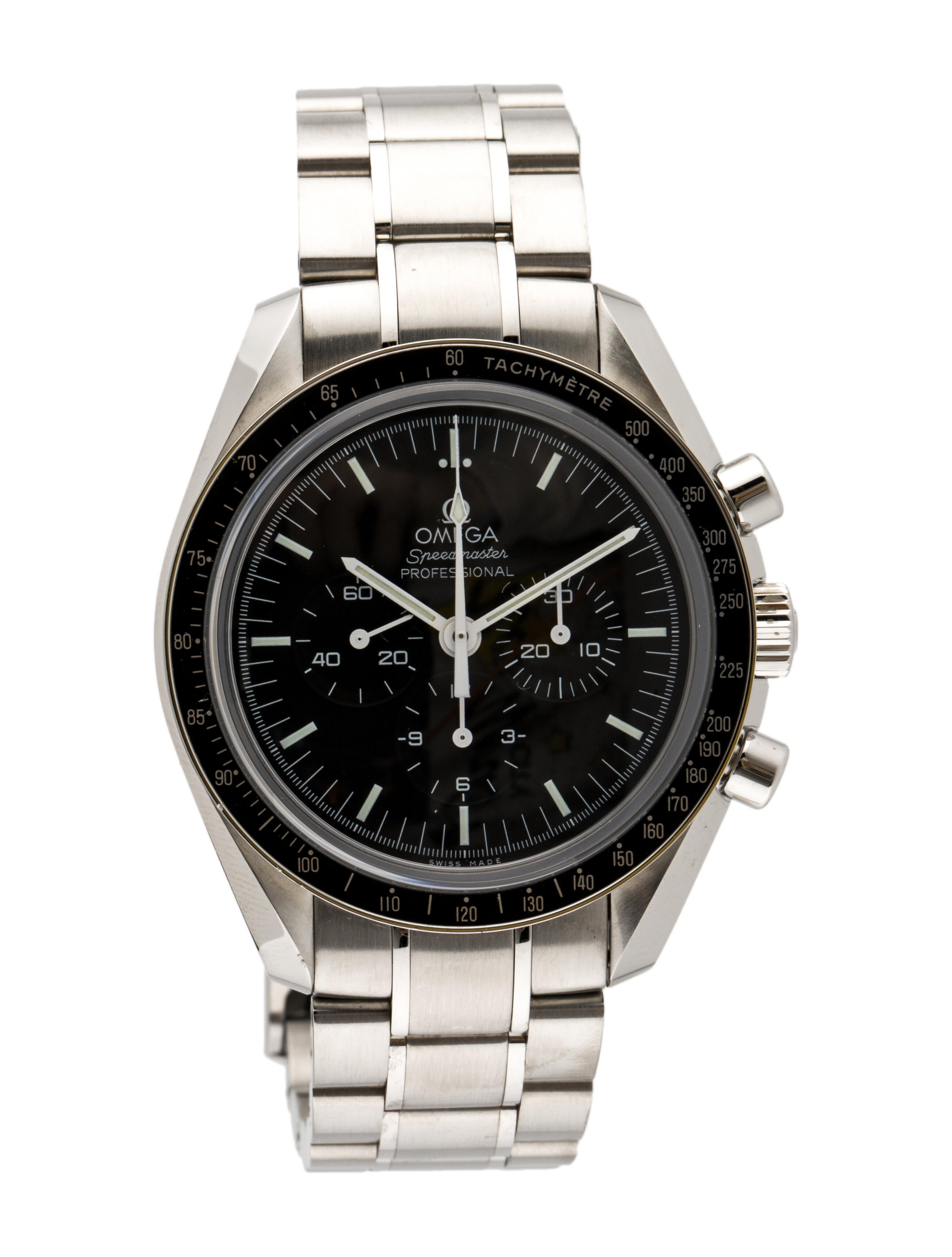 Omega Speedmaster Moonwatch Co-Axial Chronometer Watch - 31130445101002 ...