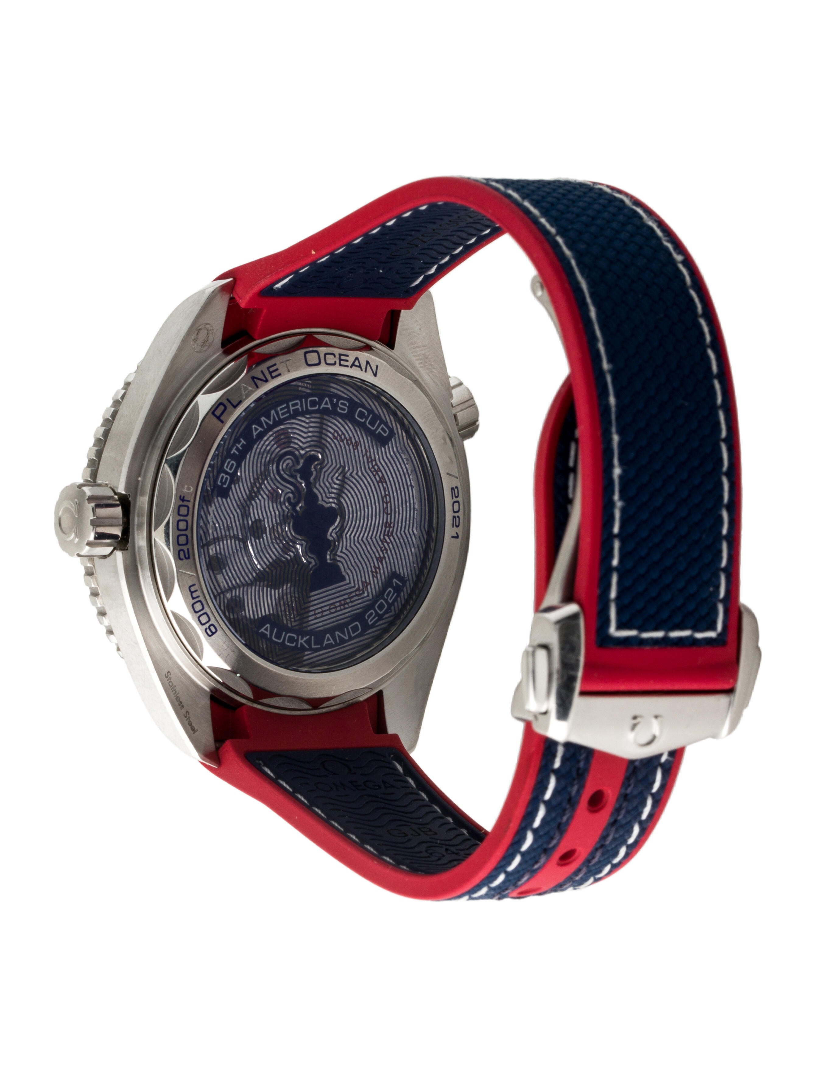 Omega Seamaster Planet Ocean America's Cup Watch - 215.32.43.21.04.001 ...