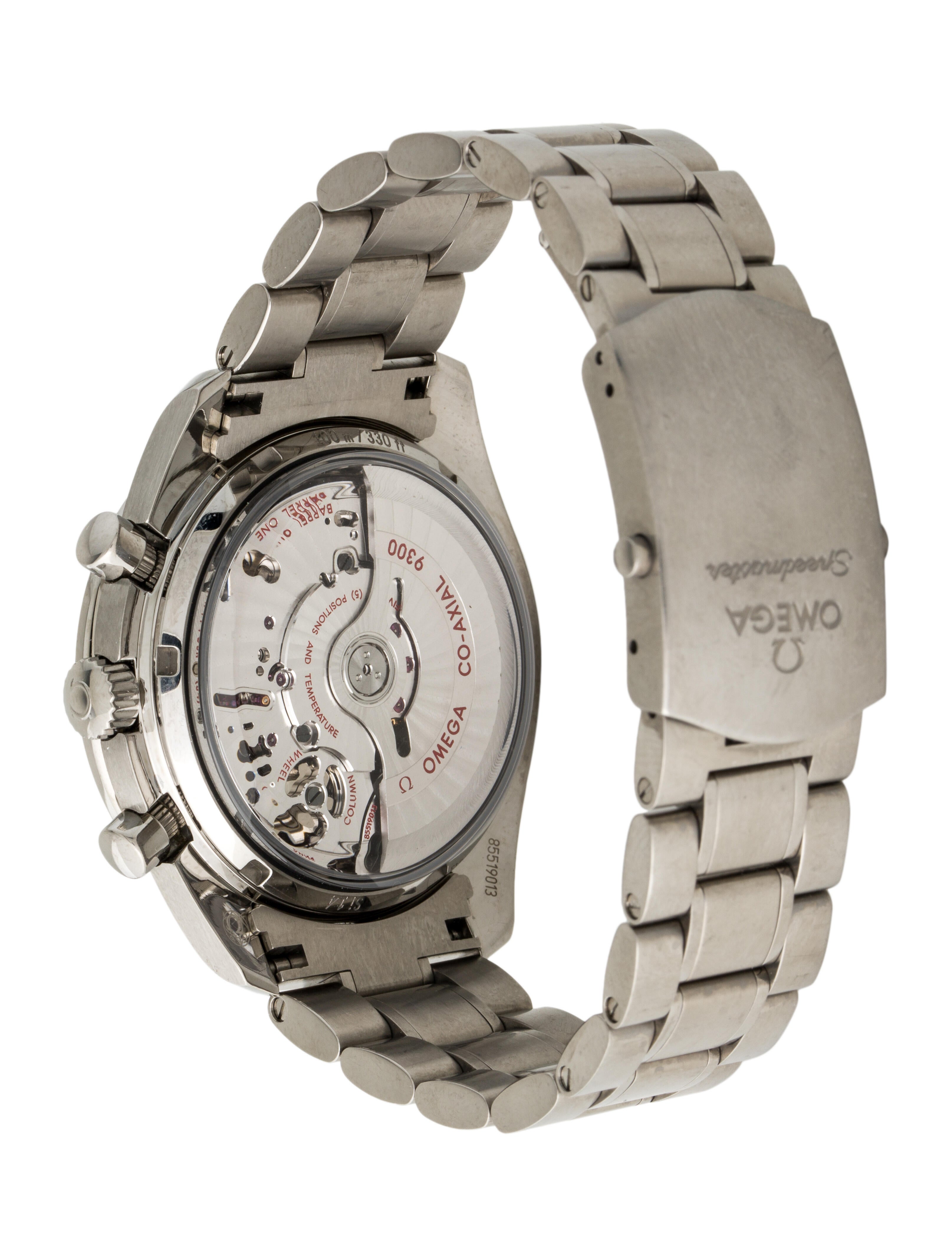 Omega Speedmaster Two-Counters Chronograph Watch - 31190445103001 ...