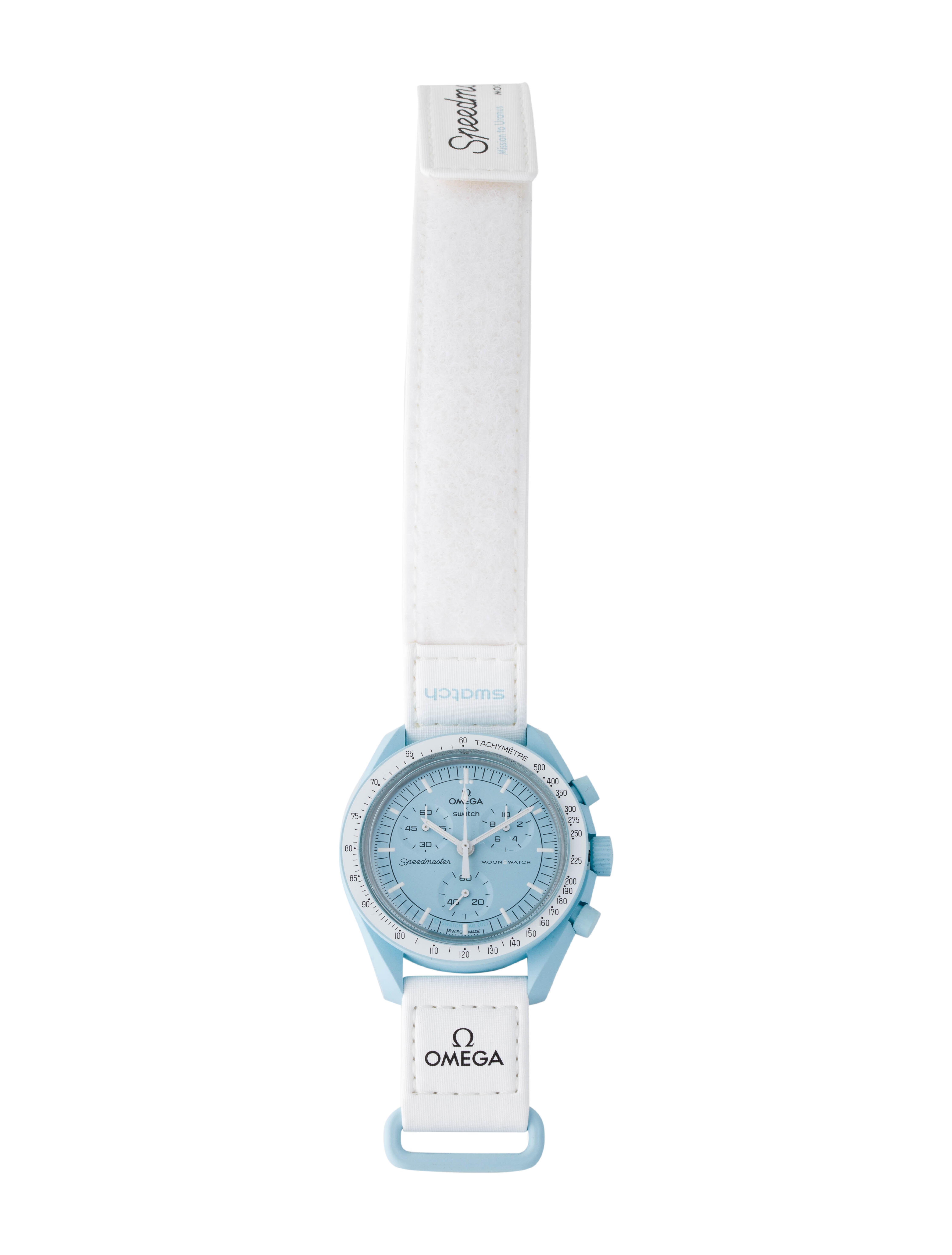 Omega x Swatch Bioceramic Mission to Uranus MoonSwatch | The RealReal