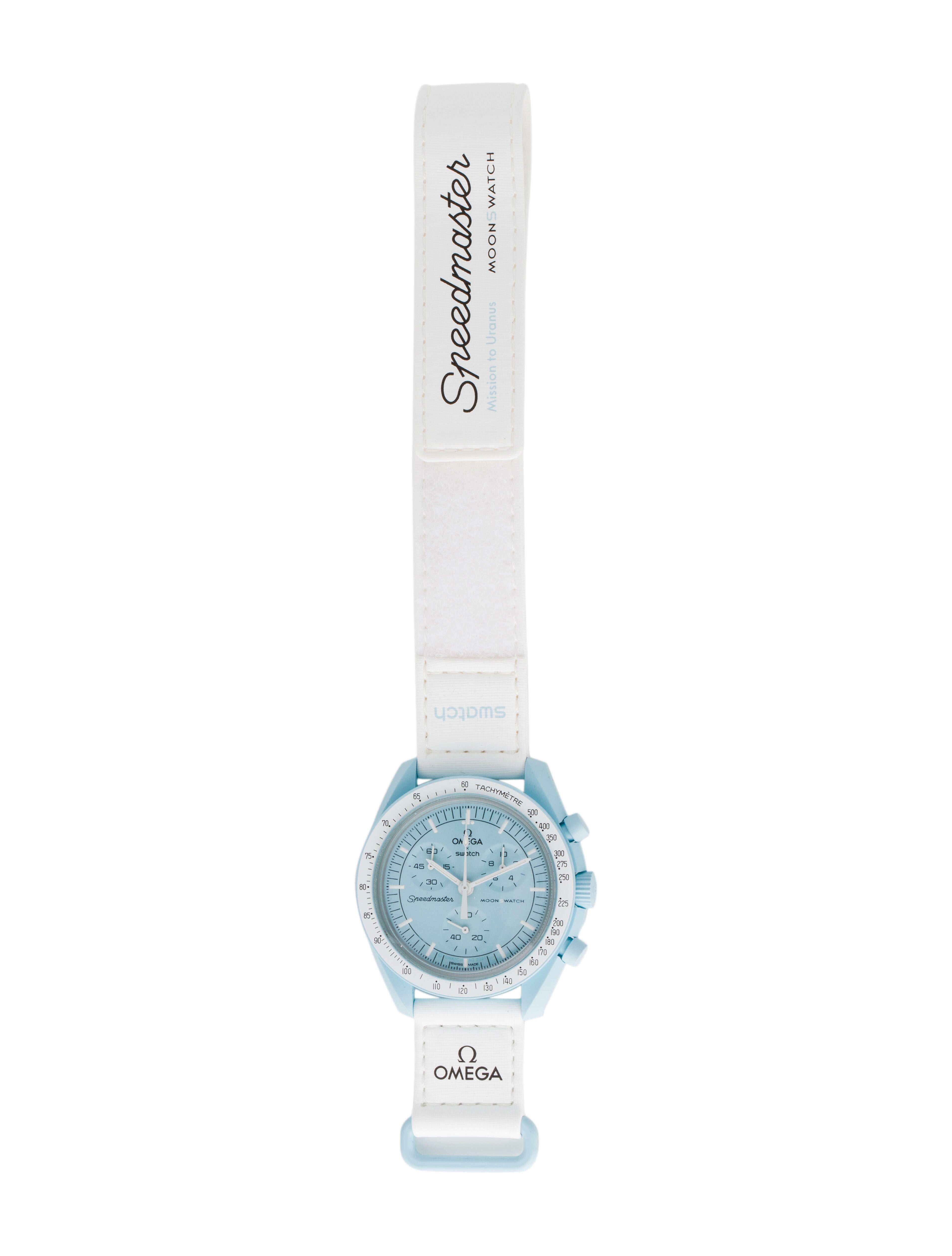 Omega x Swatch Bioceramic MoonSwatch Mission to Uranus Watch - SO33L100 ...