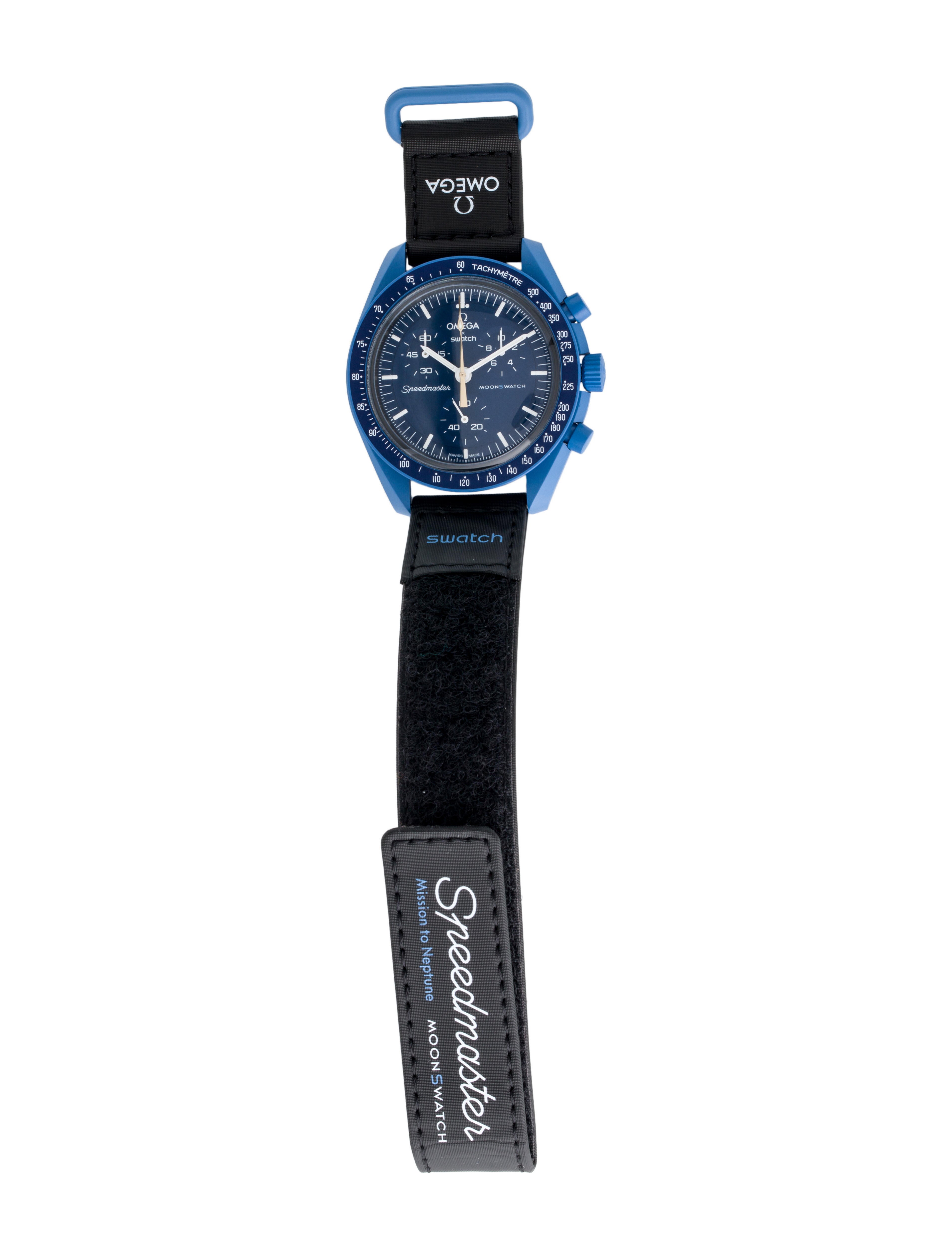 Omega x Swatch Bioceramic MoonSwatch Mission to Neptune Watch ...