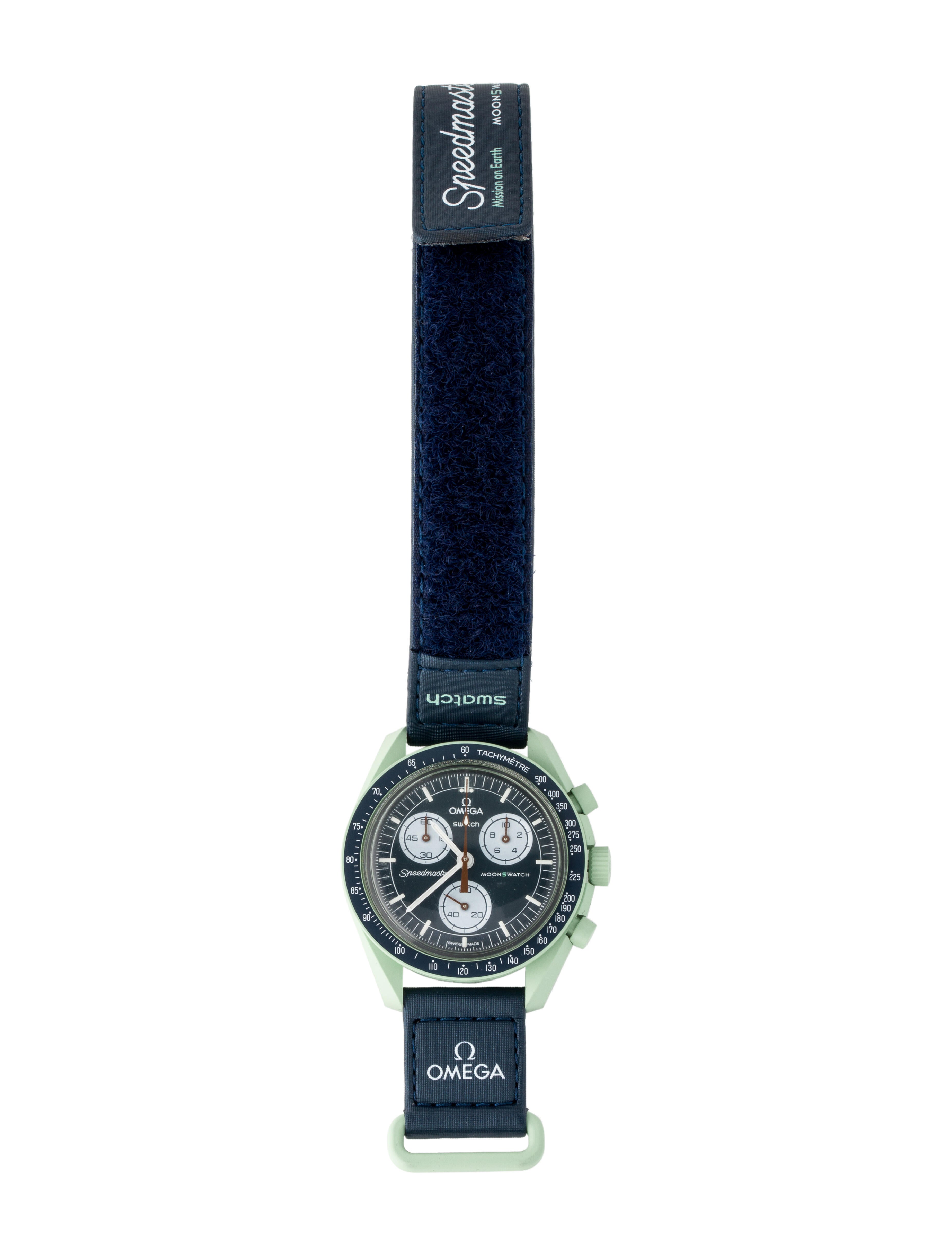 Omega x Swatch Bioceramic MoonSwatch Mission to Earth Watch - SO33G100 ...