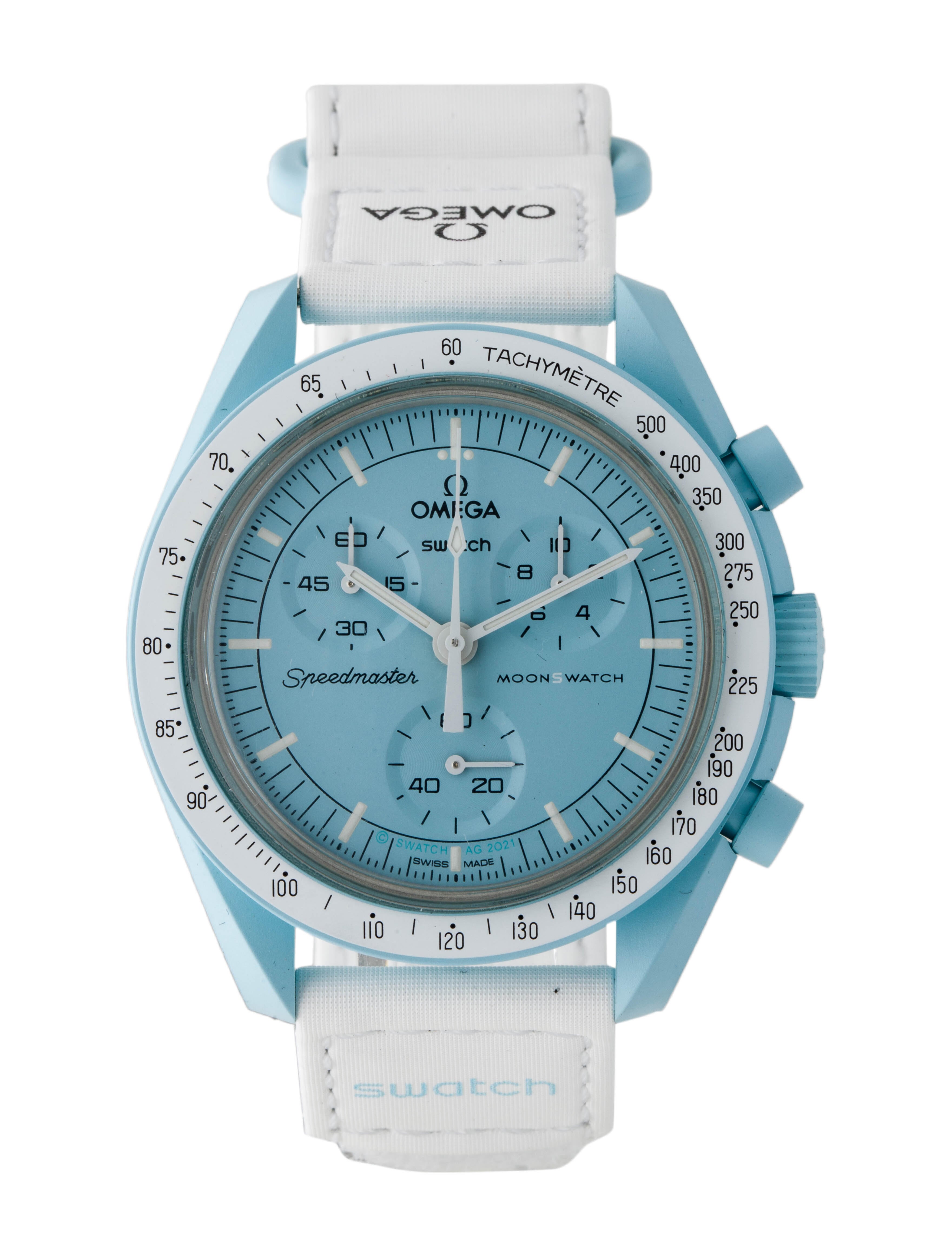 Omega x Swatch MoonSwatch "Mission to Saturn" Watch - SO33T100 | The ...