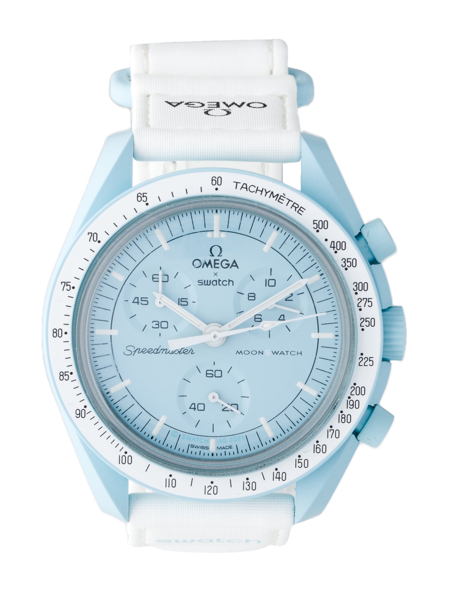 Omega x Swatch "Mission to Uranus" MoonSwatch - S033L100 | The RealReal