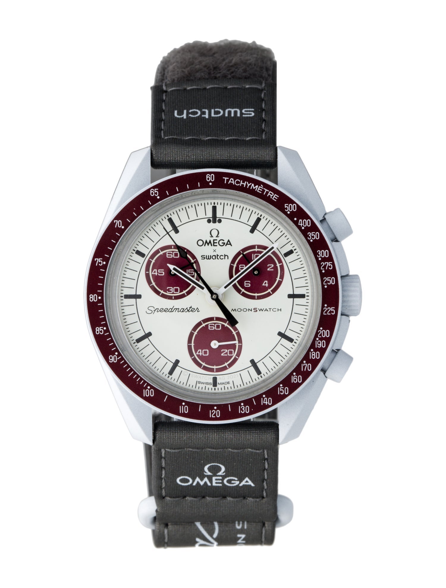 Omega x Swatch Bioceramic MoonSwatch Mission to Pluto Watch - SO33M101 ...