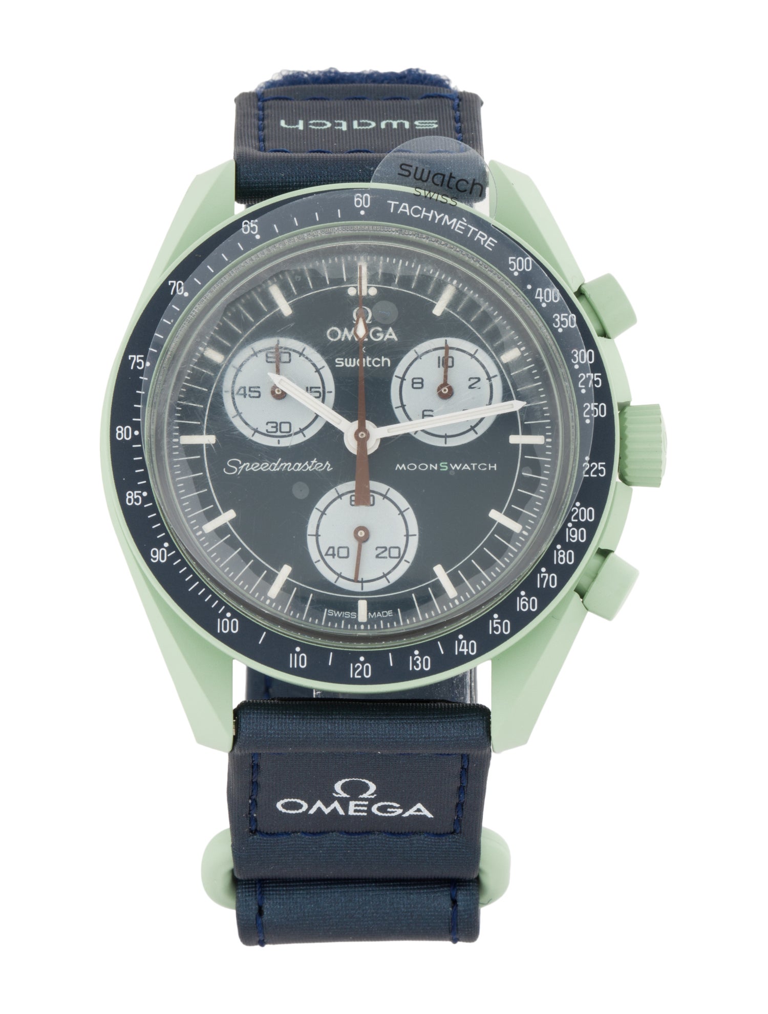 Omega x Swatch Mission to Earth MoonSwatch - S033G100 | The RealReal