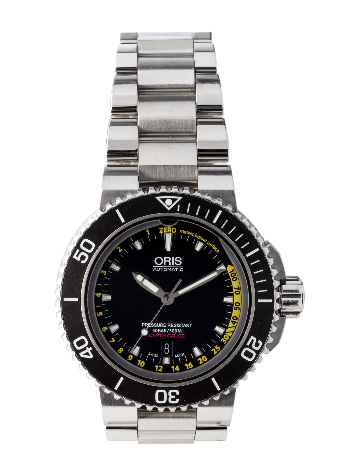 Oris Aquis Depth Gauge Watch - 01 733 7675 4154 | The RealReal