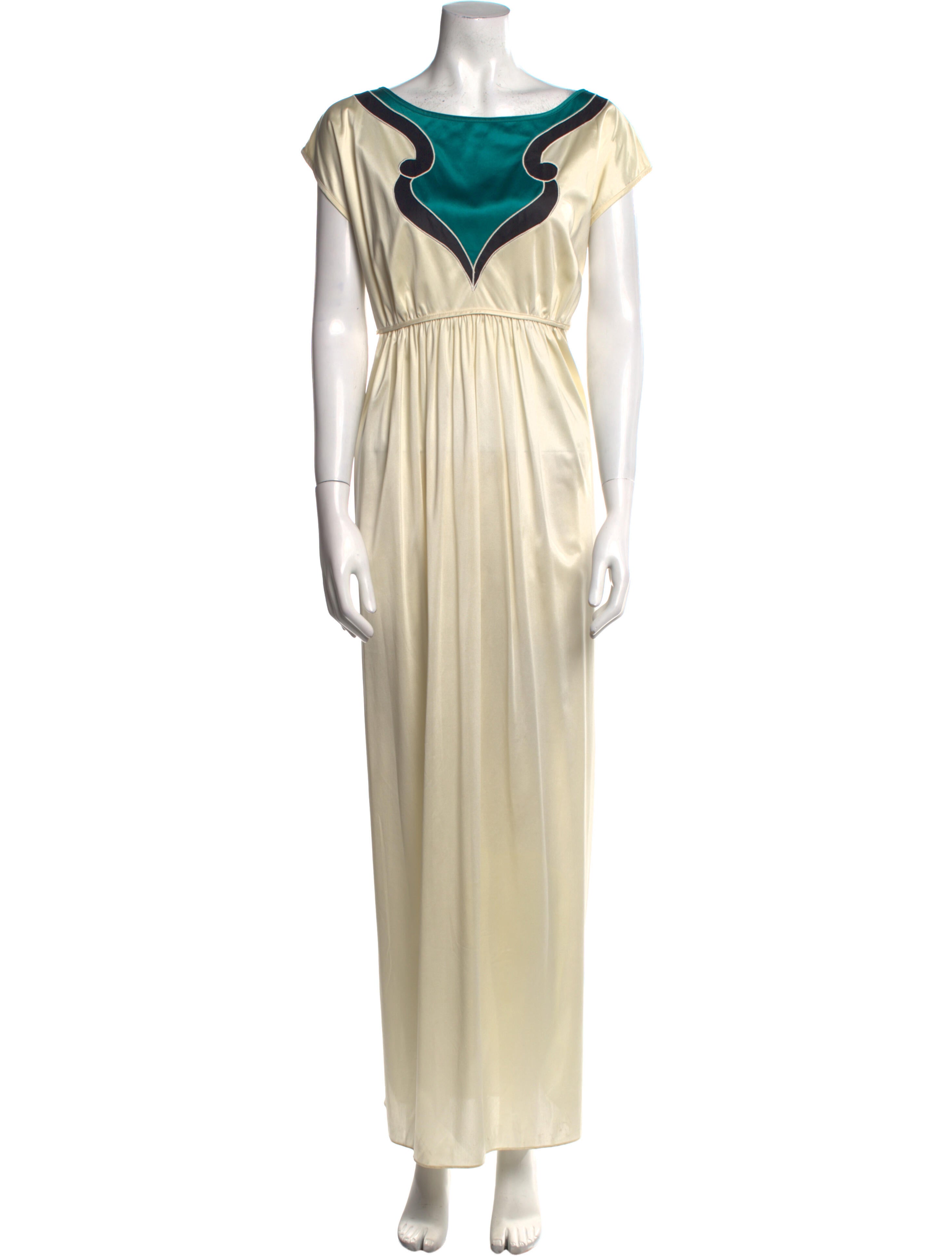 Oscar de la Renta Vintage Long Dress - Neutrals Dresses, Clothing ...