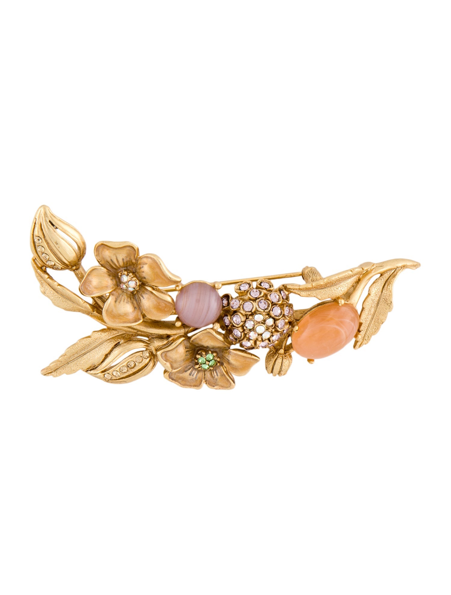 Givenchy Knot Brooch - Gold-Tone Metal Pin, Brooches - GIV40562 | The ...