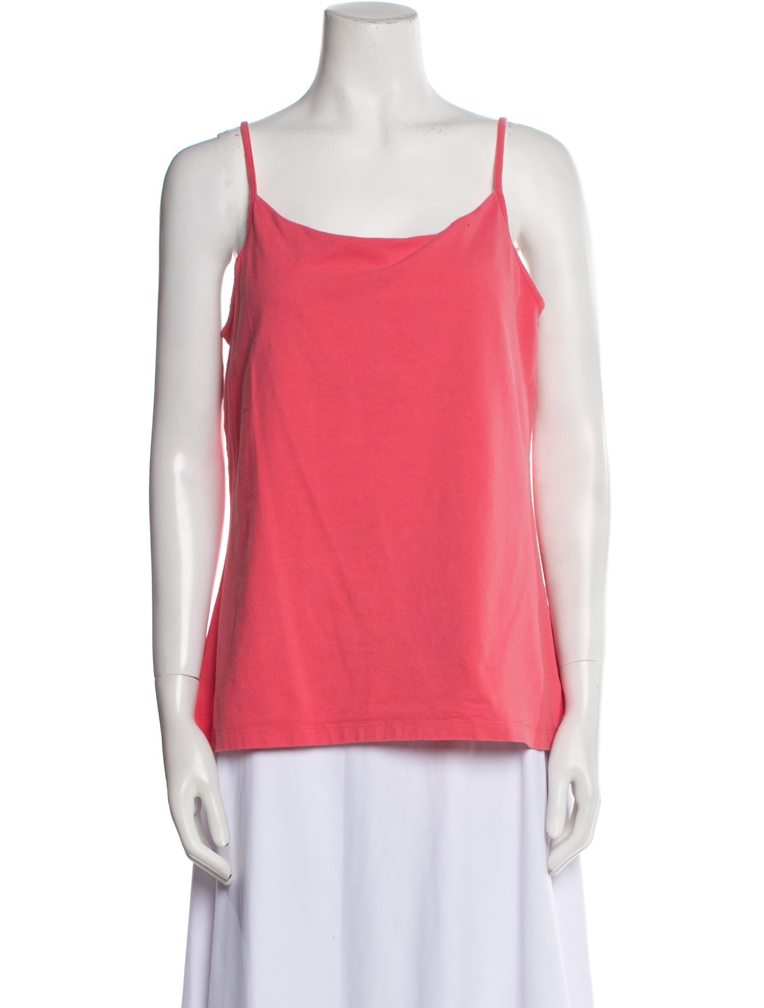 Oscar de la Renta Square Neckline Sleeveless Top - Pink Tops, Clothing ...