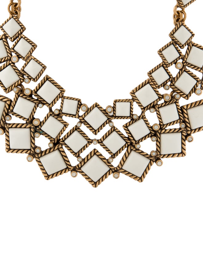 Christian Dior Lock Necklace - Silver - CHR21830 | The RealReal