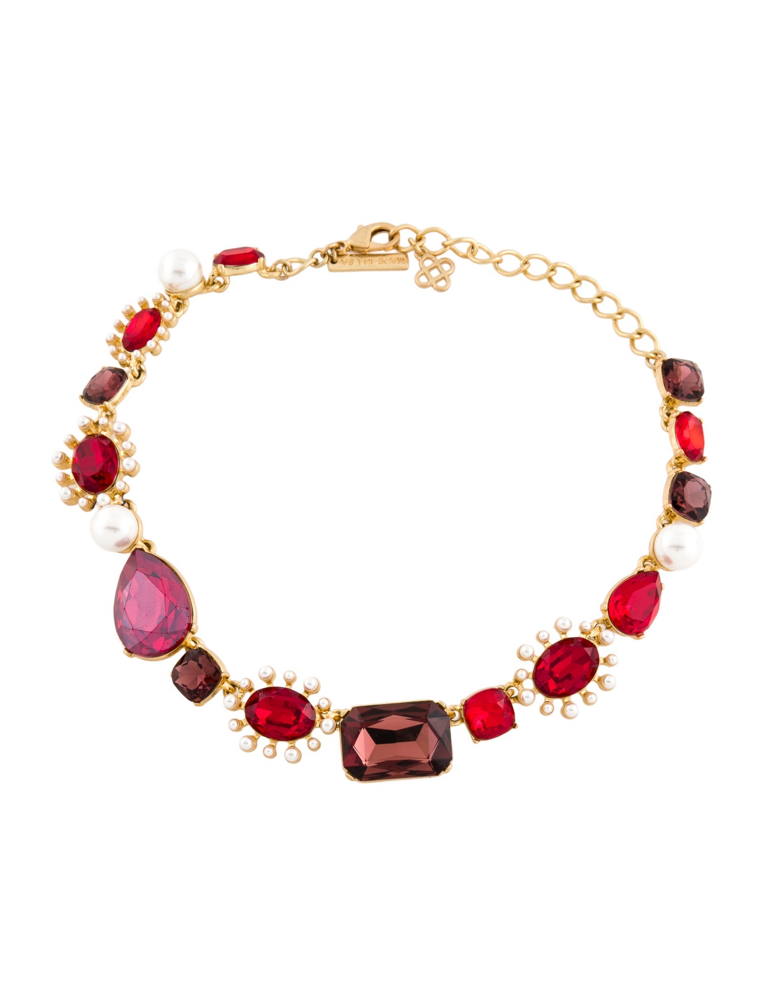 Michael Bondanza Platinum 10.15ctw Diamond Venetian Collar Necklace ...