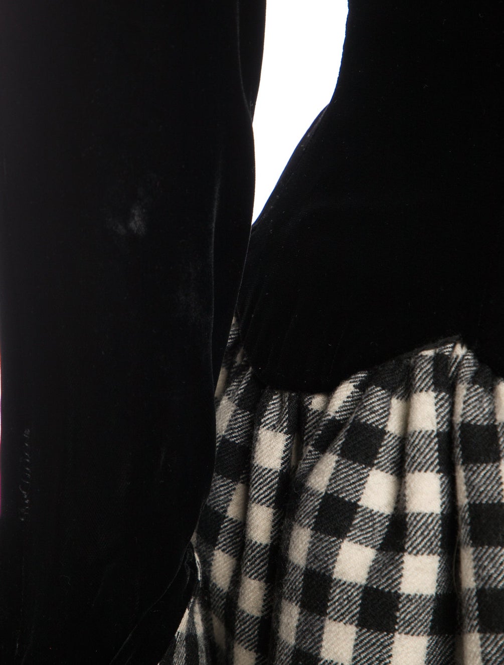 Oscar de la Renta Plaid Print Knee-Length Dress - Black Dresses ...