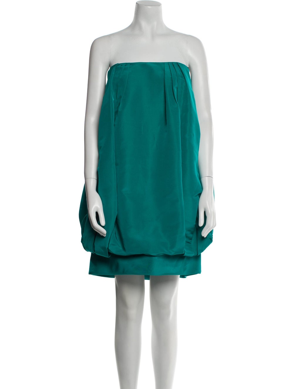Oscar de la Renta Strapless Mini Dress - Blue Dresses, Clothing ...