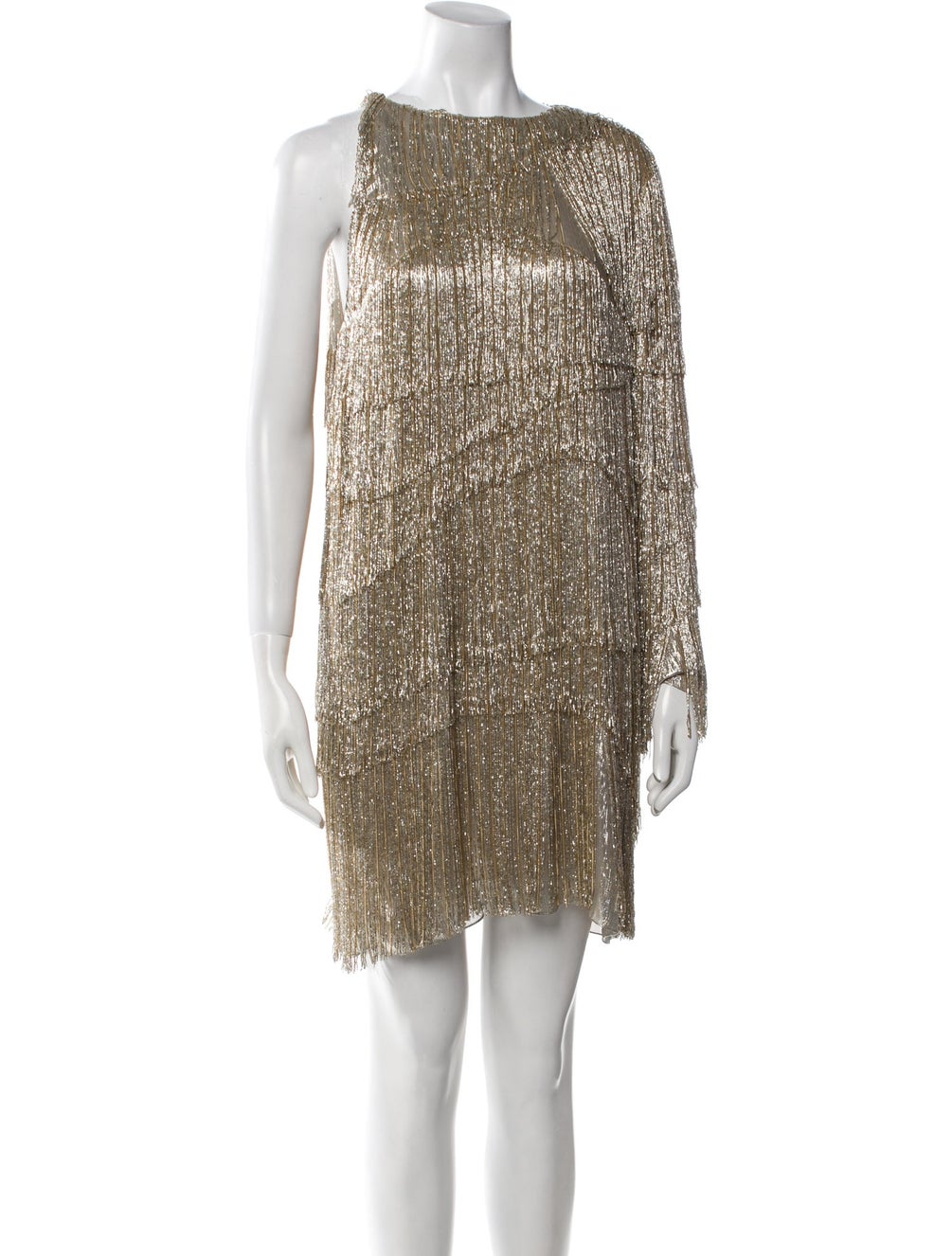 Oscar de la Renta 2019 Mini Dress - Gold Dresses, Clothing - OSC266866 ...