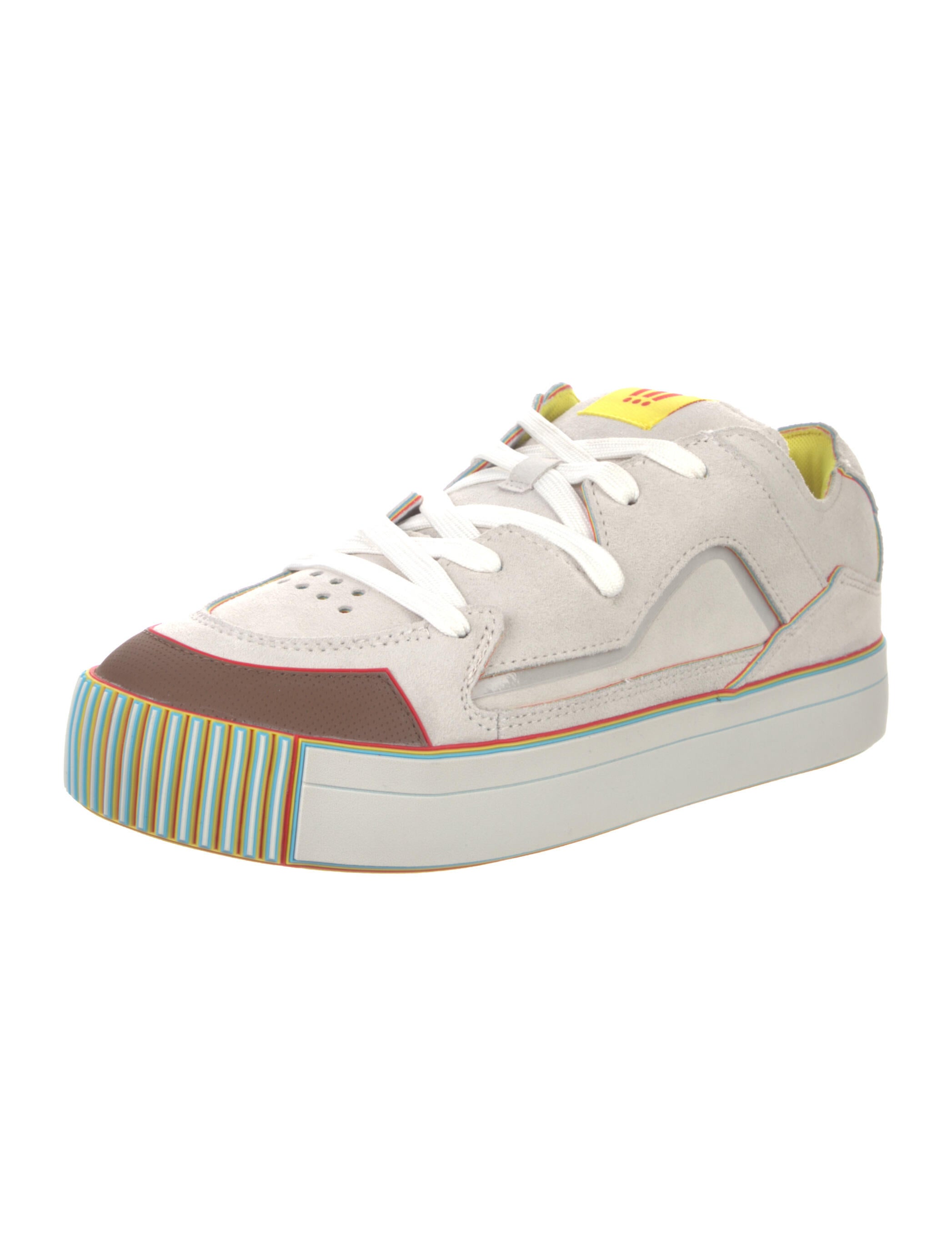 MSCHF Gobstomper Suede Colorblock Pattern Sneakers w/ Tags - Grey ...
