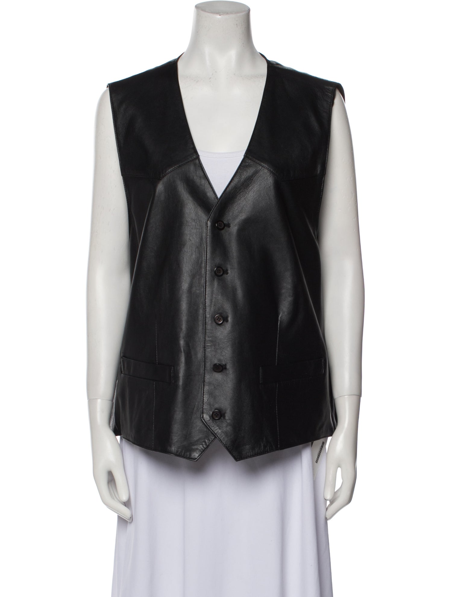 Overland Leather Vest - Black Jackets, Clothing - OVALD20687 | The RealReal