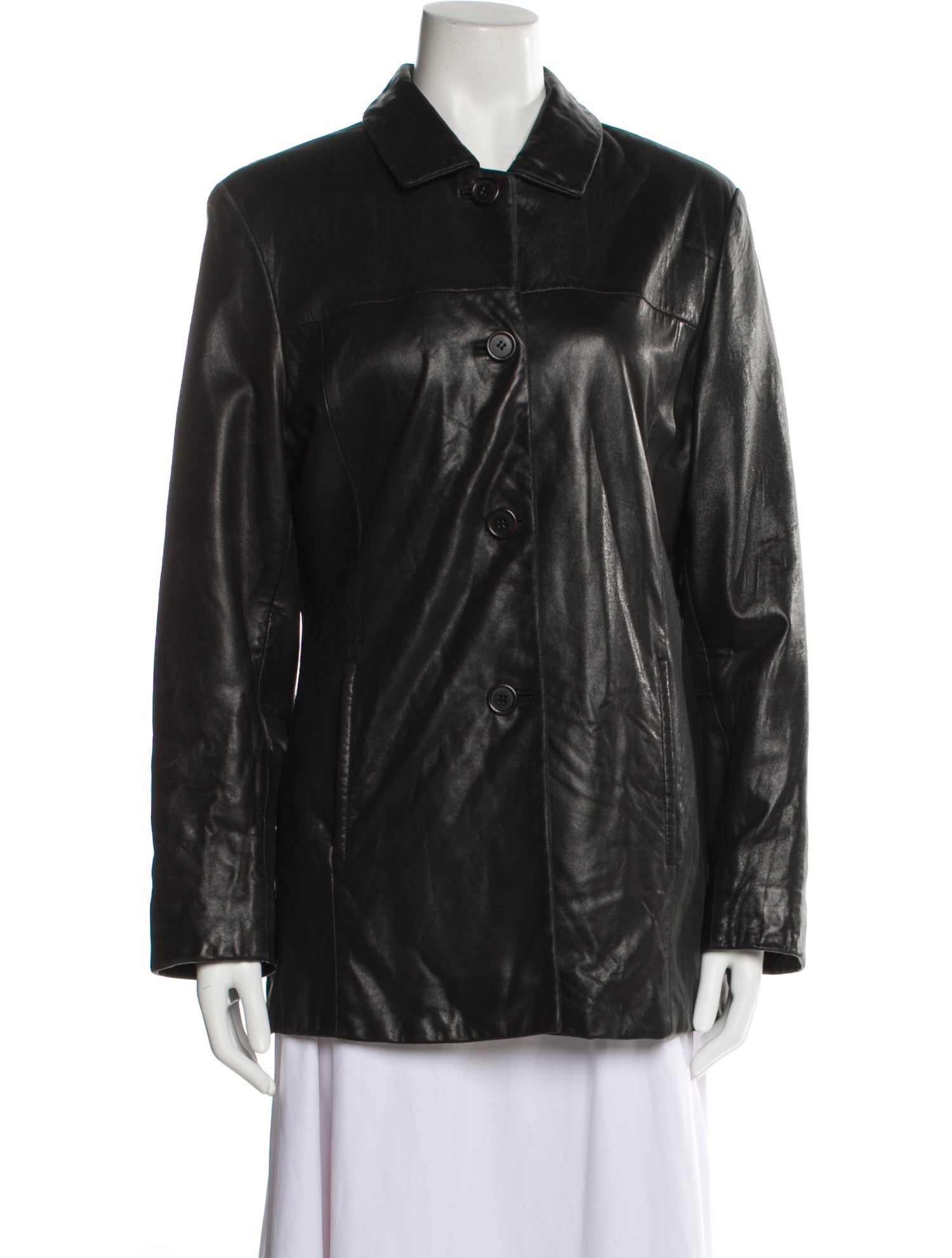 Overland Lamb Leather Jacket - Black Jackets, Clothing - OVALD20829 ...