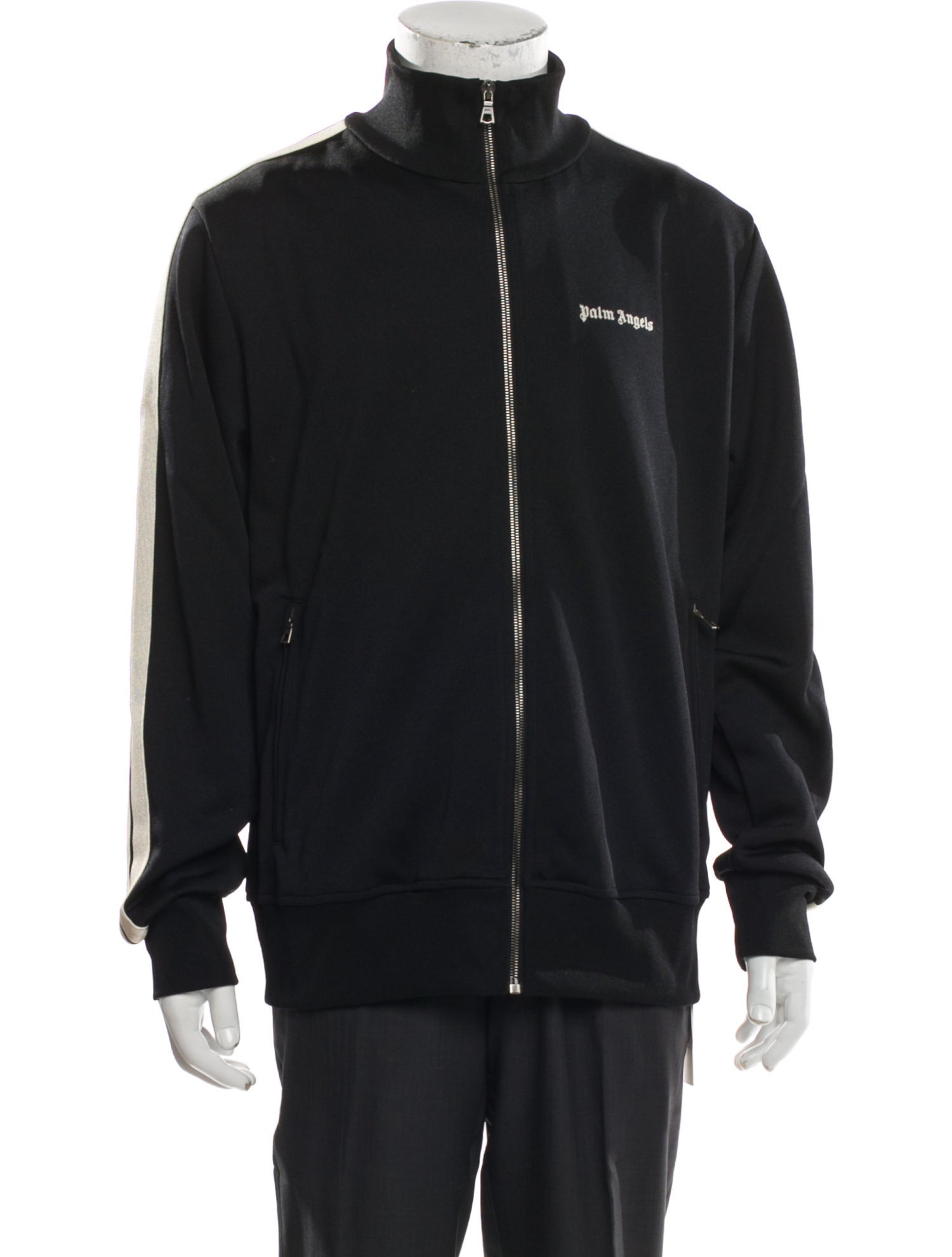 Palm Angels Windbreaker w/ Tags - Black Outerwear, Clothing ...