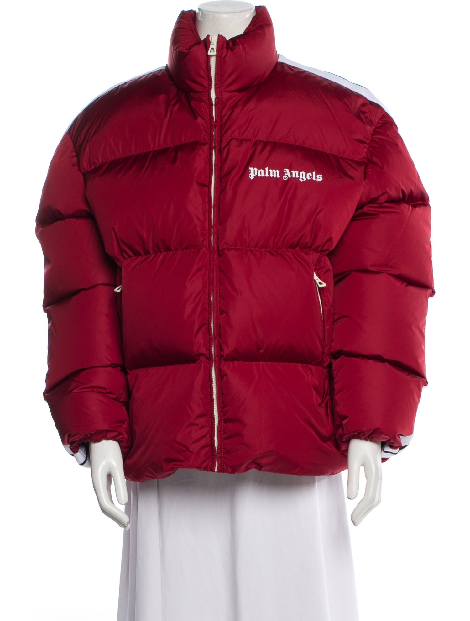 Palm Angels Down Coat w/ Tags - Red Coats, Clothing - PALMA33755 | The ...