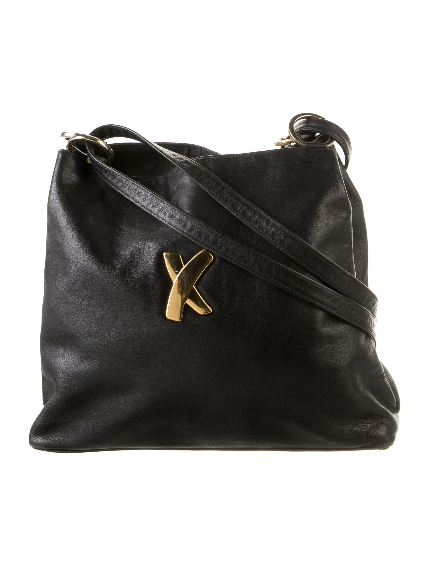 Peruzzi Leather Crossbody Bag - Black Shoulder Bags, Handbags ...