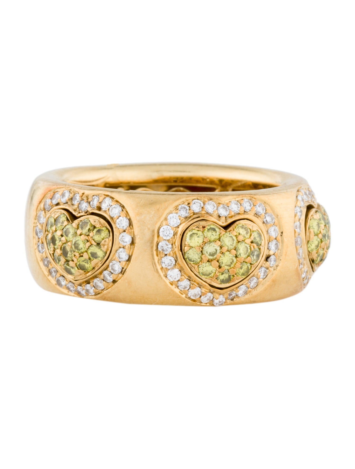 Tiffany & Co. Schlumberger Diamond Daisy Ring - 18K Yellow Gold Band ...