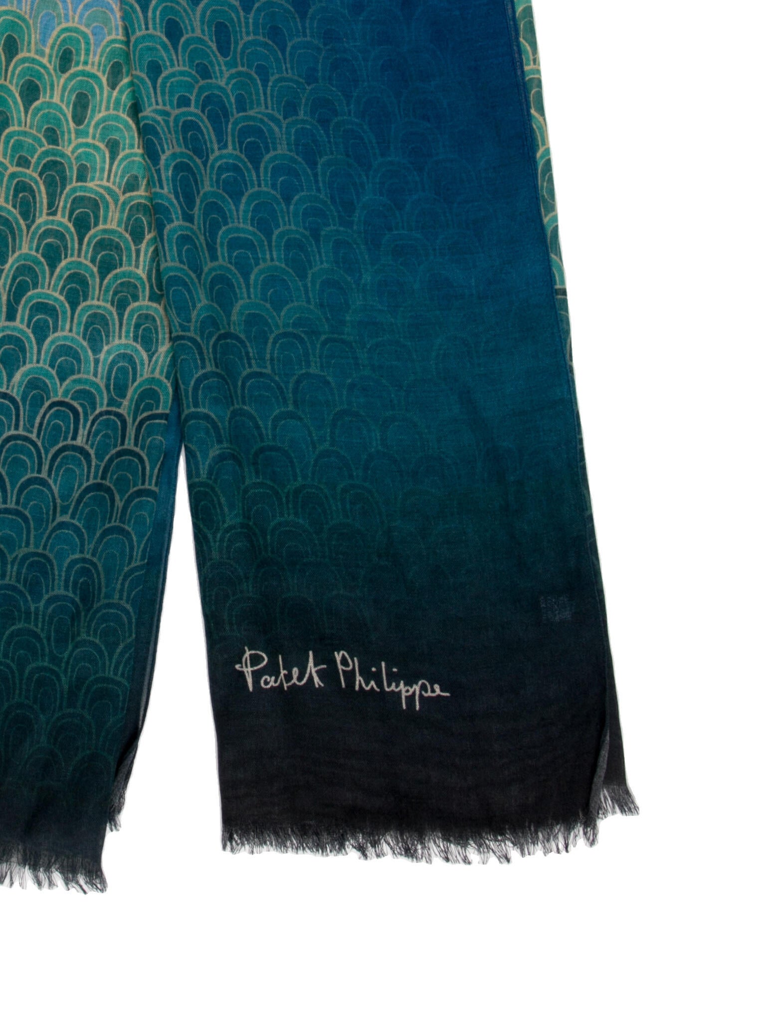 Patek Philippe Silk Colorblock Pattern Scarf - Blue Scarves ...
