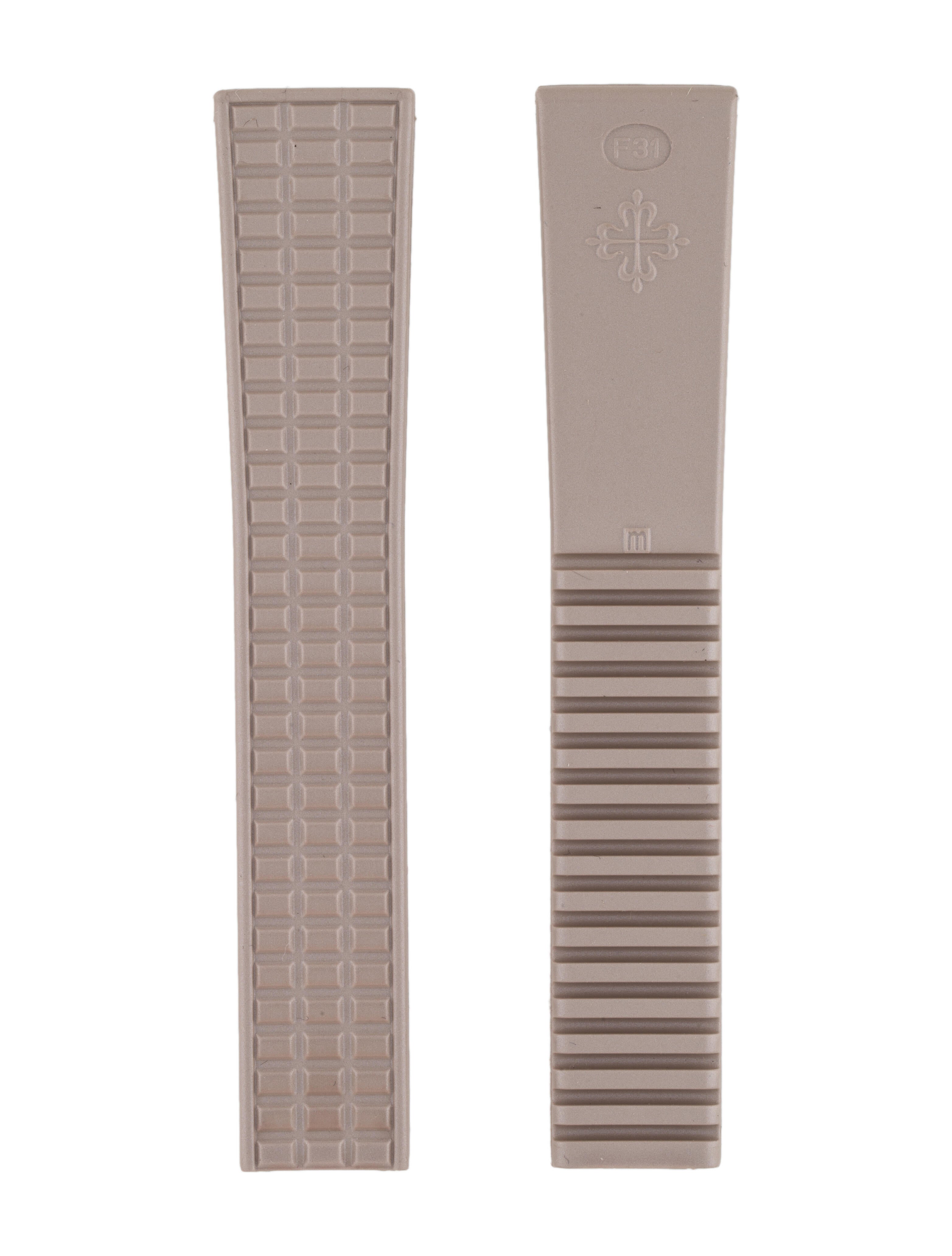 Patek Philippe 19mm x 16mm Aquanaut Luce Rubber Strap - Neutrals ...