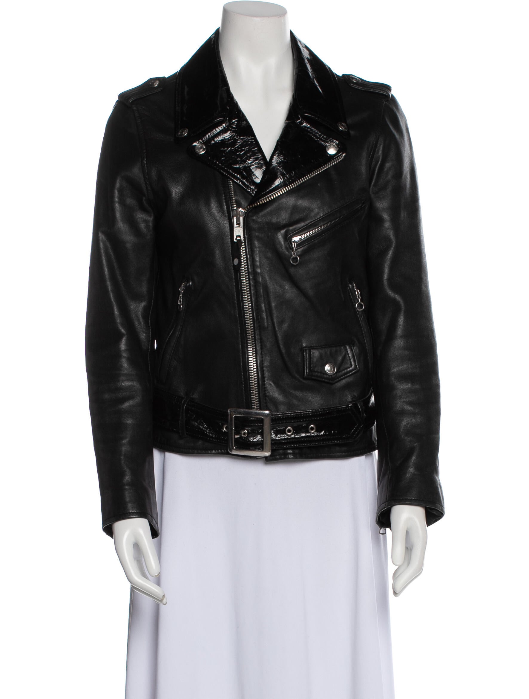 Perfecto Brand by Schott NYC Lambskin Biker Jacket - Black Jackets ...