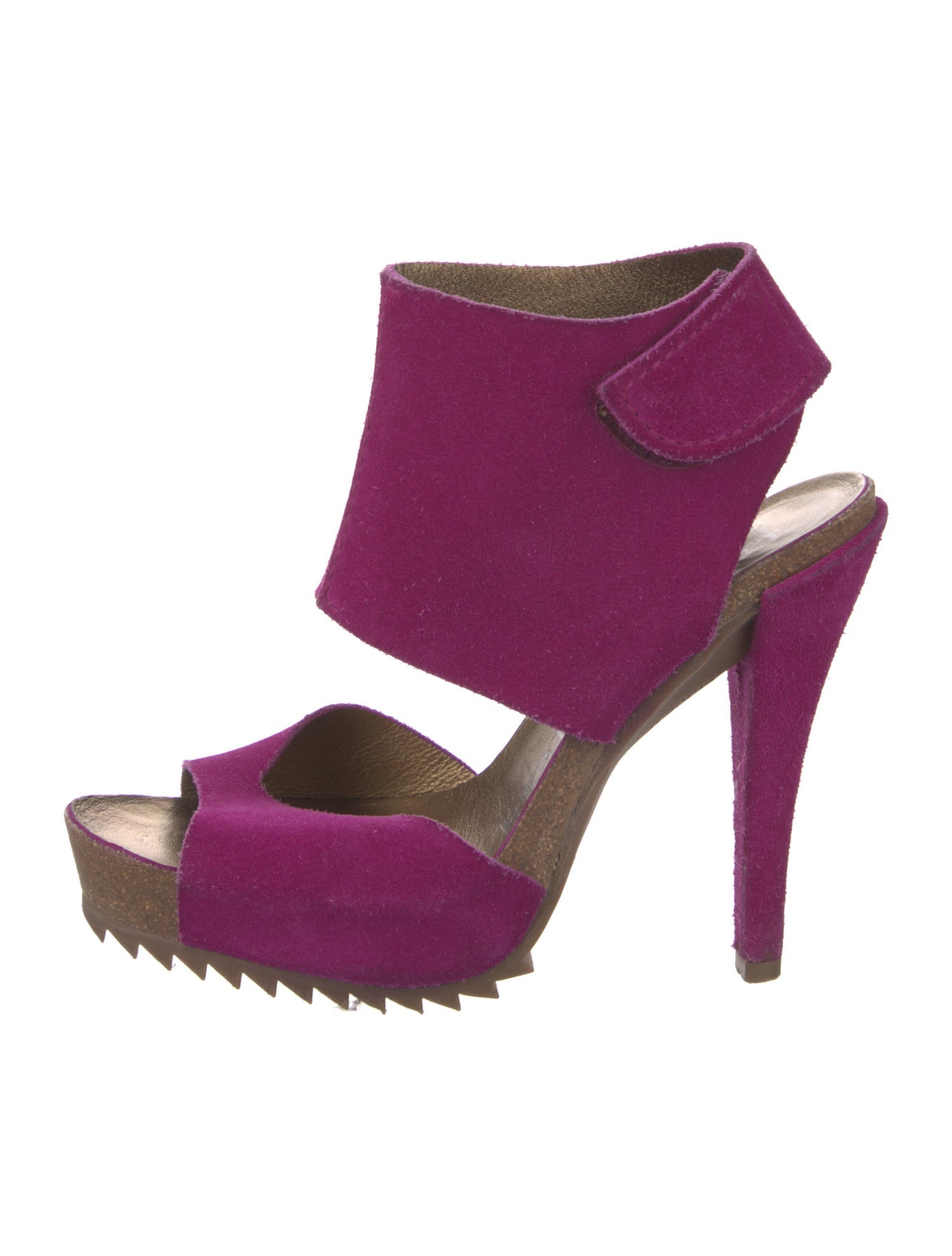 McQ Alexander McQueen McQ by Alexander McQueen Metallic Platform ...