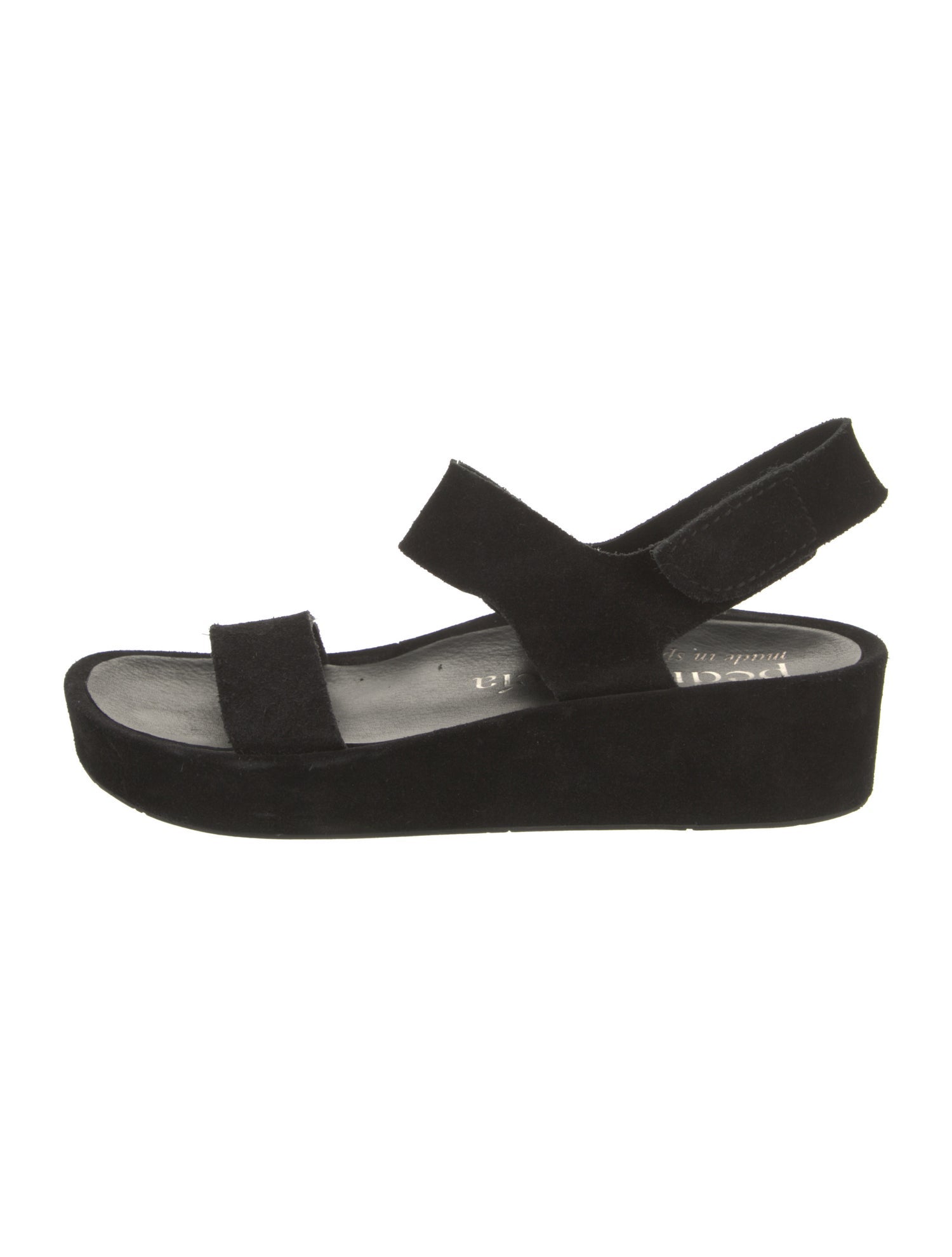 Pedro Garcia Suede Slingback Sandals - Black Sandals, Shoes - PED48780 ...