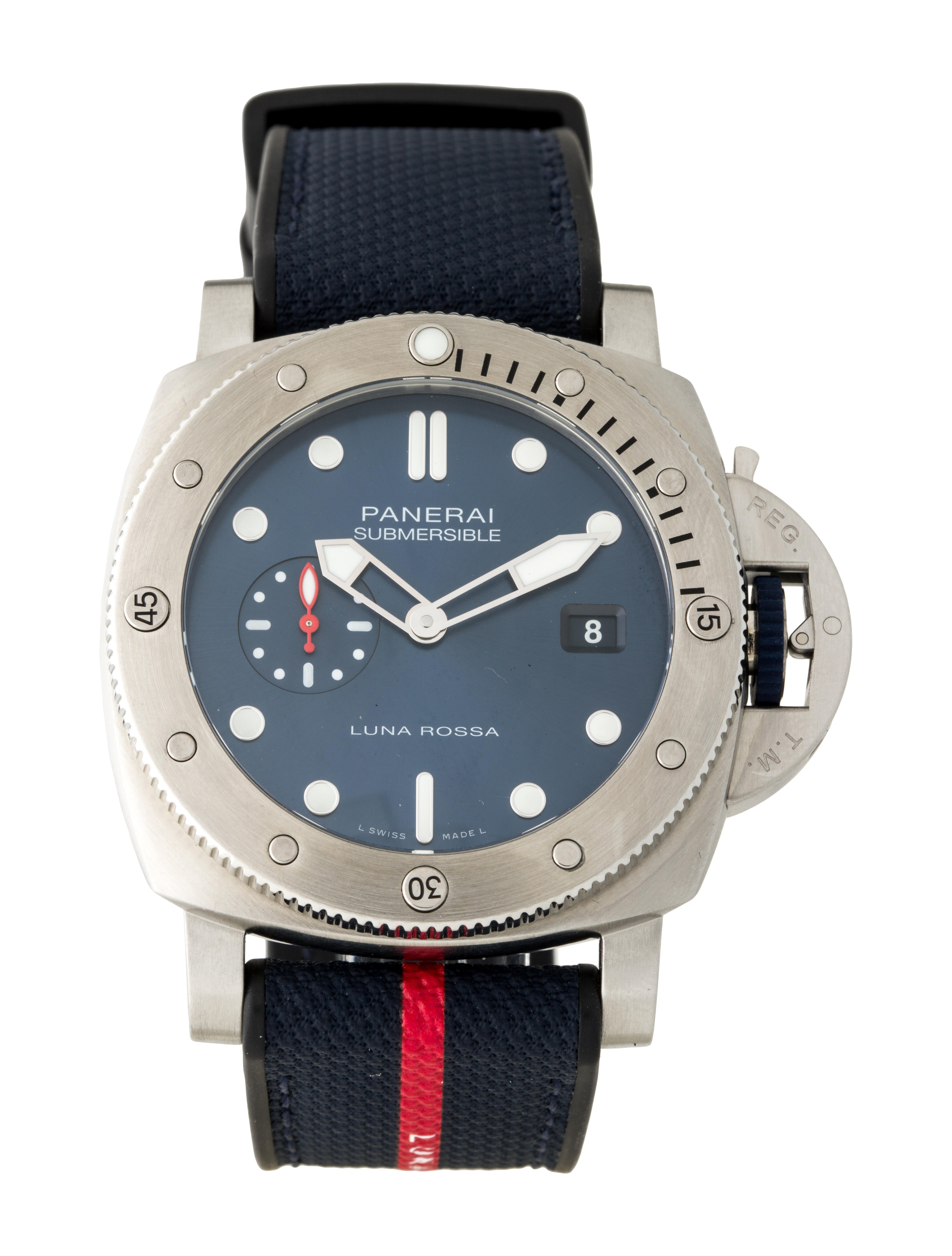 Panerai Submersible Quarantaquattro Luna Rossa Watch - PAM01391 | The ...