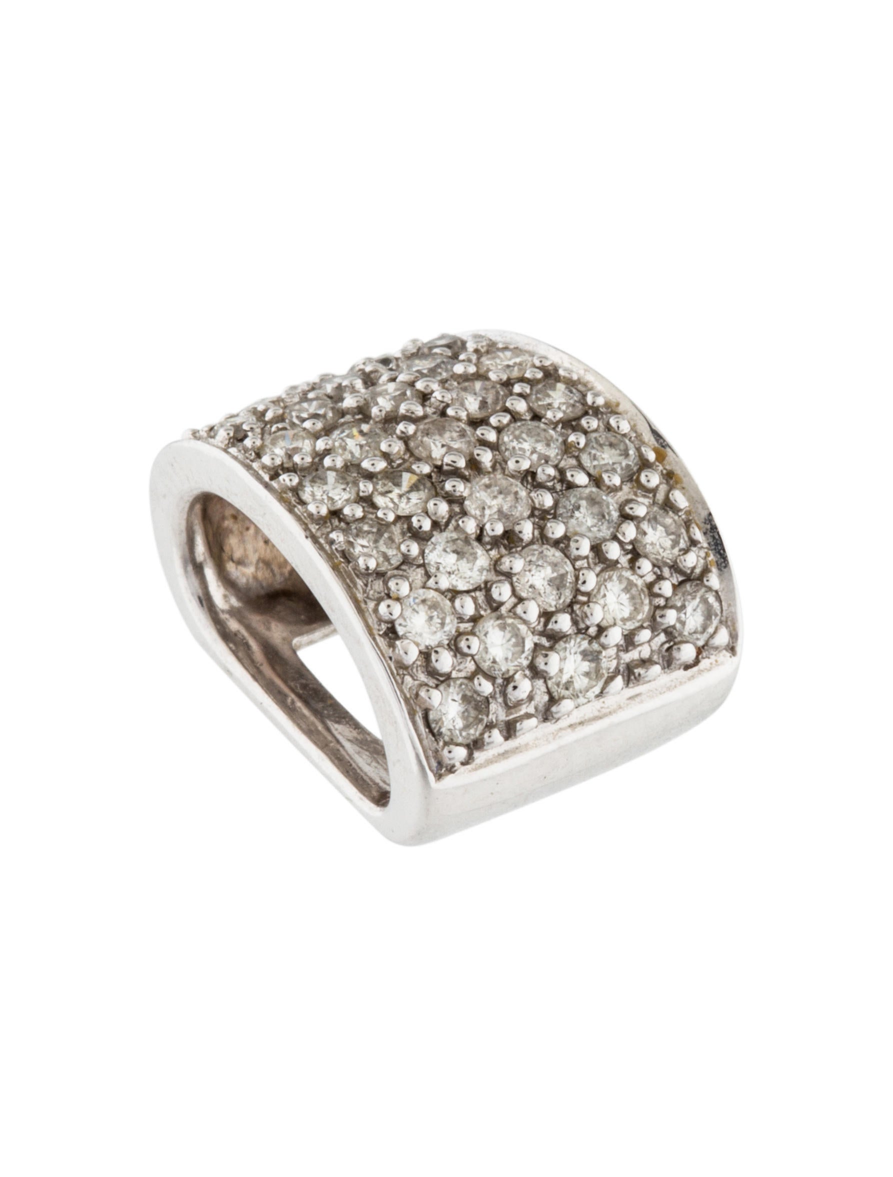 Pendant 14K Diamond Pavé Slide Pendant - Pendant Necklace, Necklaces ...