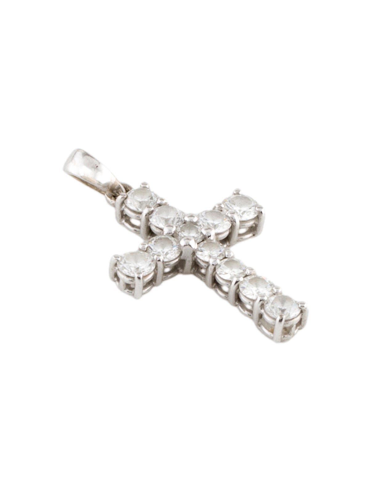 Pendant 18K Diamond Cross Pendant - Pendant Necklace, Necklaces ...