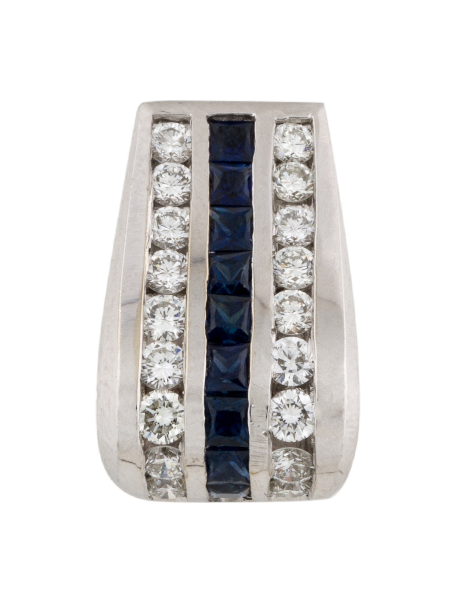 Judith Ripka Two-Tone Diamond Heart Pendant Necklace - 18K Yellow Gold ...