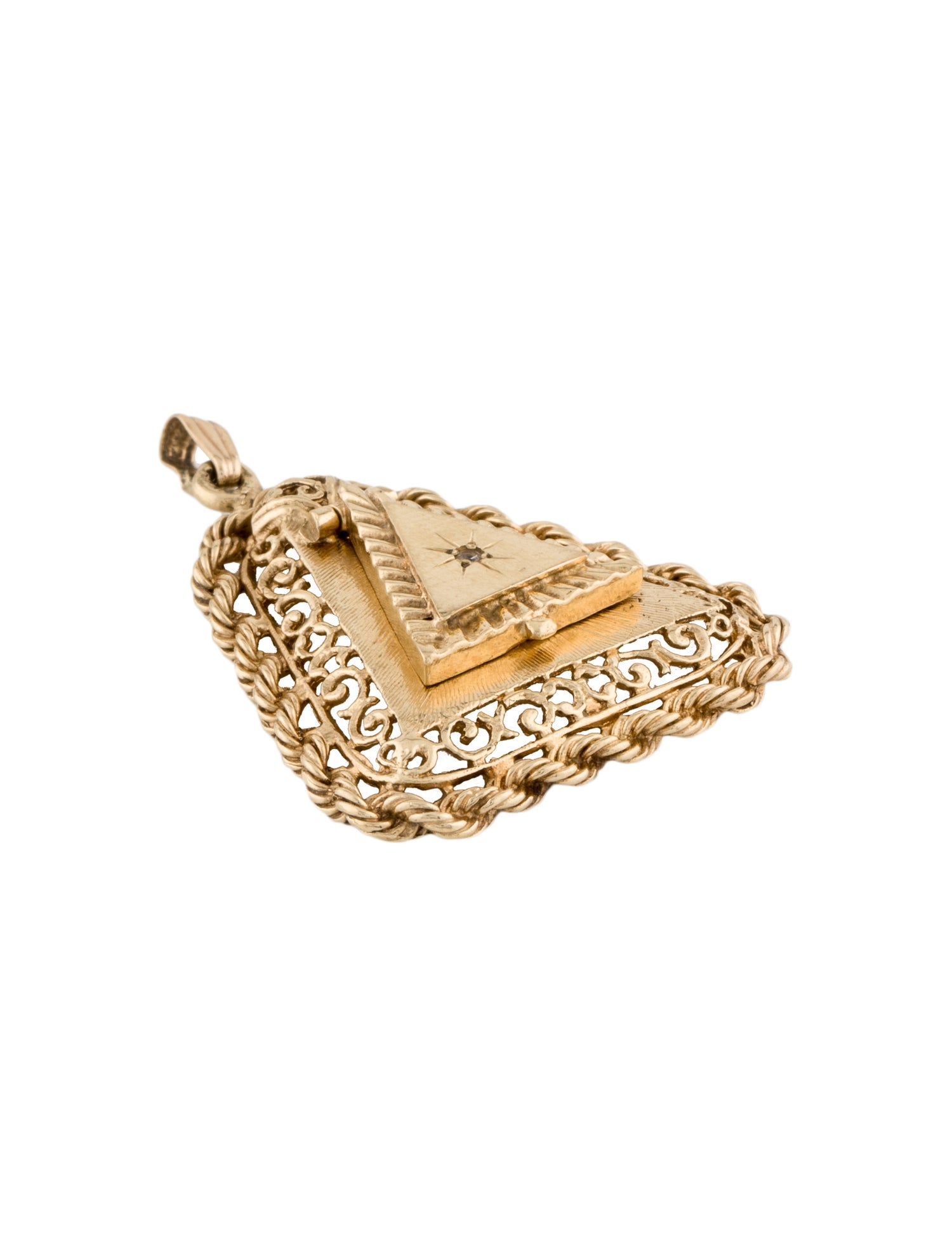 Jennifer Meyer 14K Diamond Good Luck Pendant Necklace - 14K Yellow Gold ...