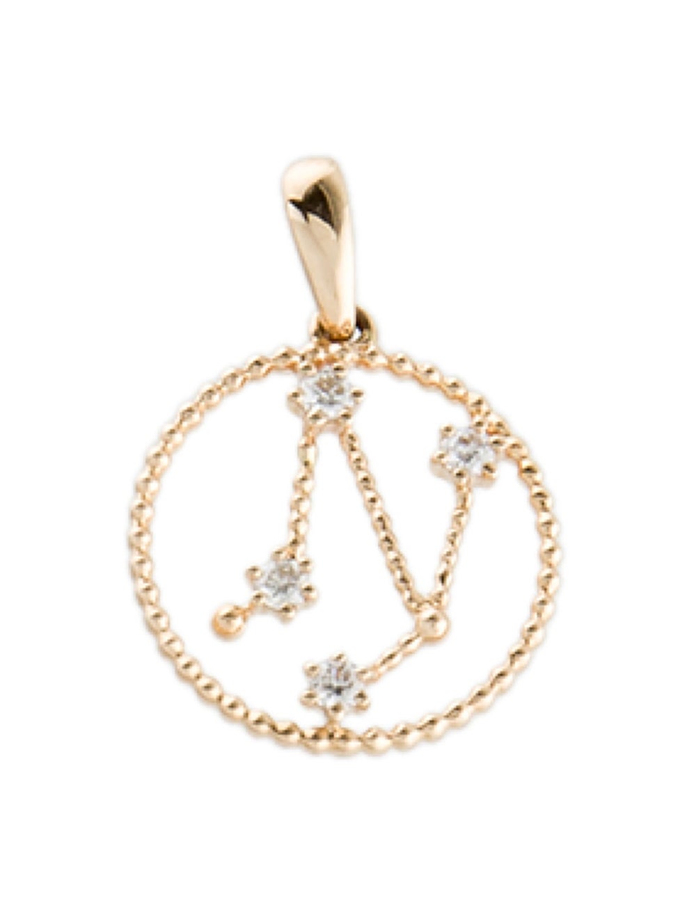 Pendant 14K Diamond Constellation Pendant - 14K Yellow Gold Pendant ...