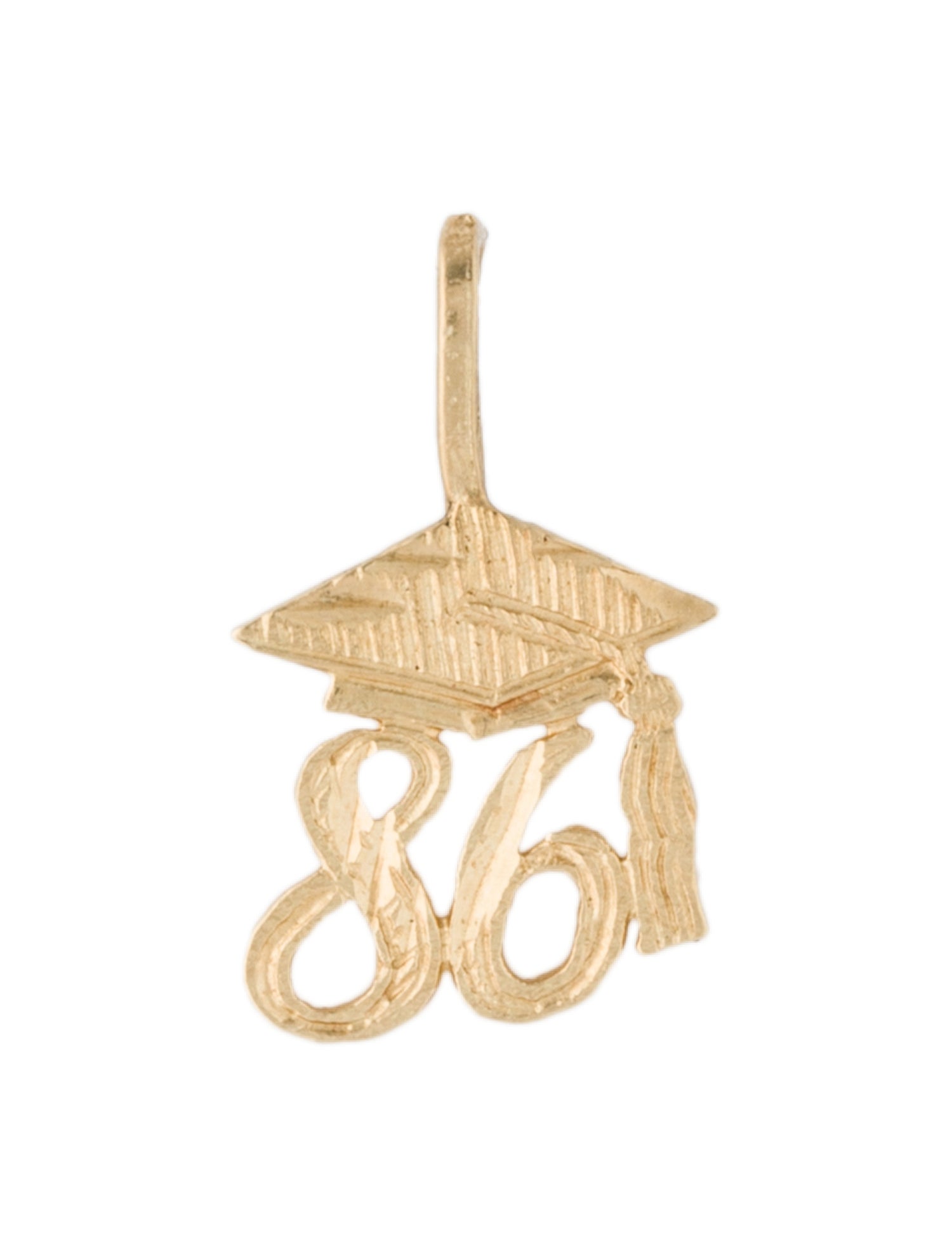 Pendant 14K Graduation Cap Pendant - 14K Yellow Gold Pendant, Charms ...