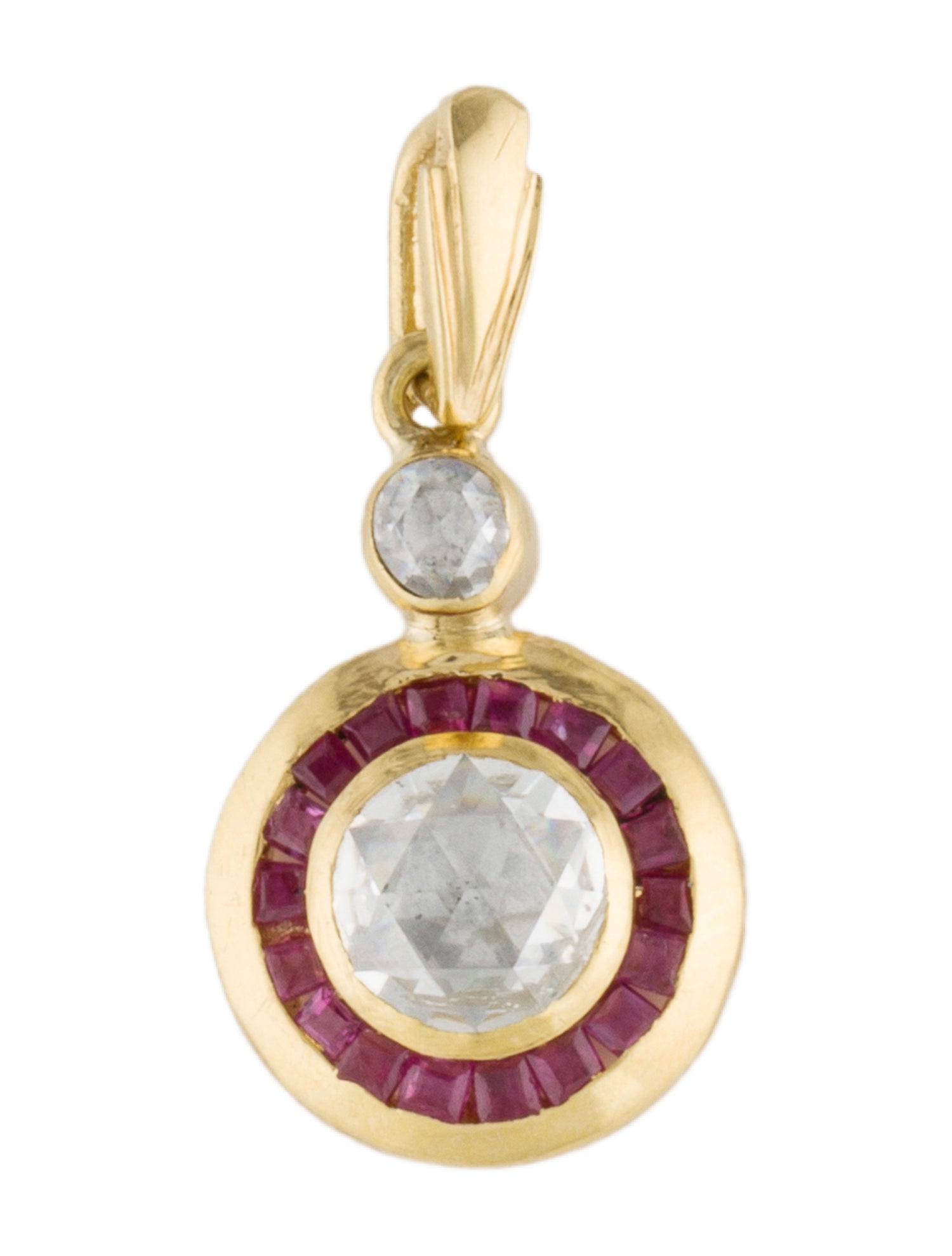 Temple St. Clair 18K Quartz & Diamond Pavé Amulet Pendant - 18K Yellow ...