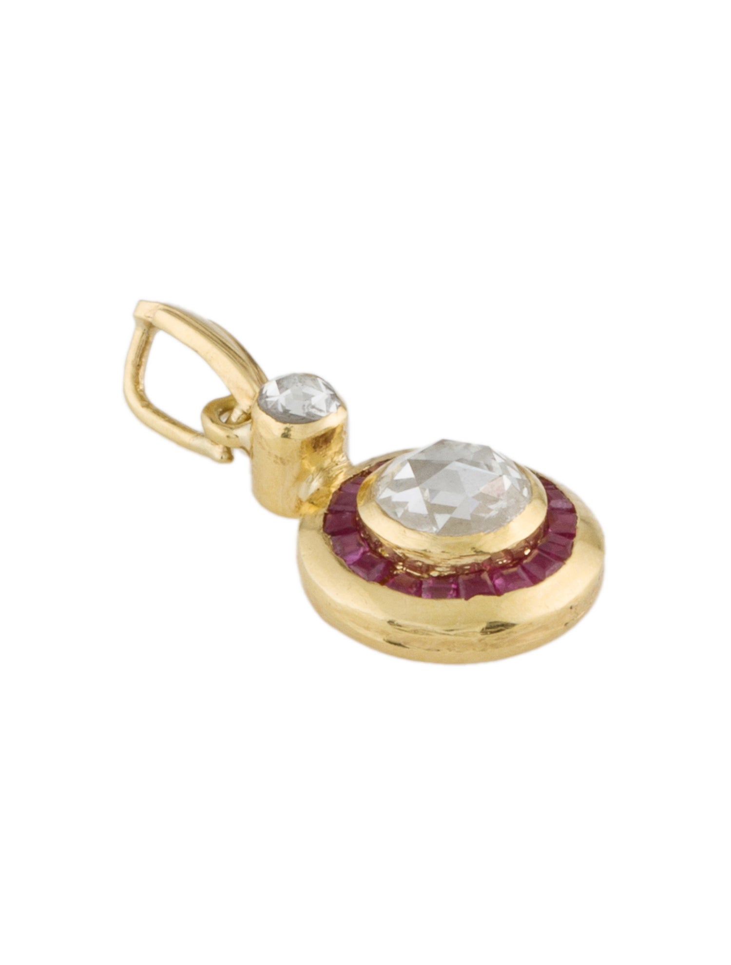Temple St. Clair 18K Quartz & Diamond Pavé Amulet Pendant - 18K Yellow ...