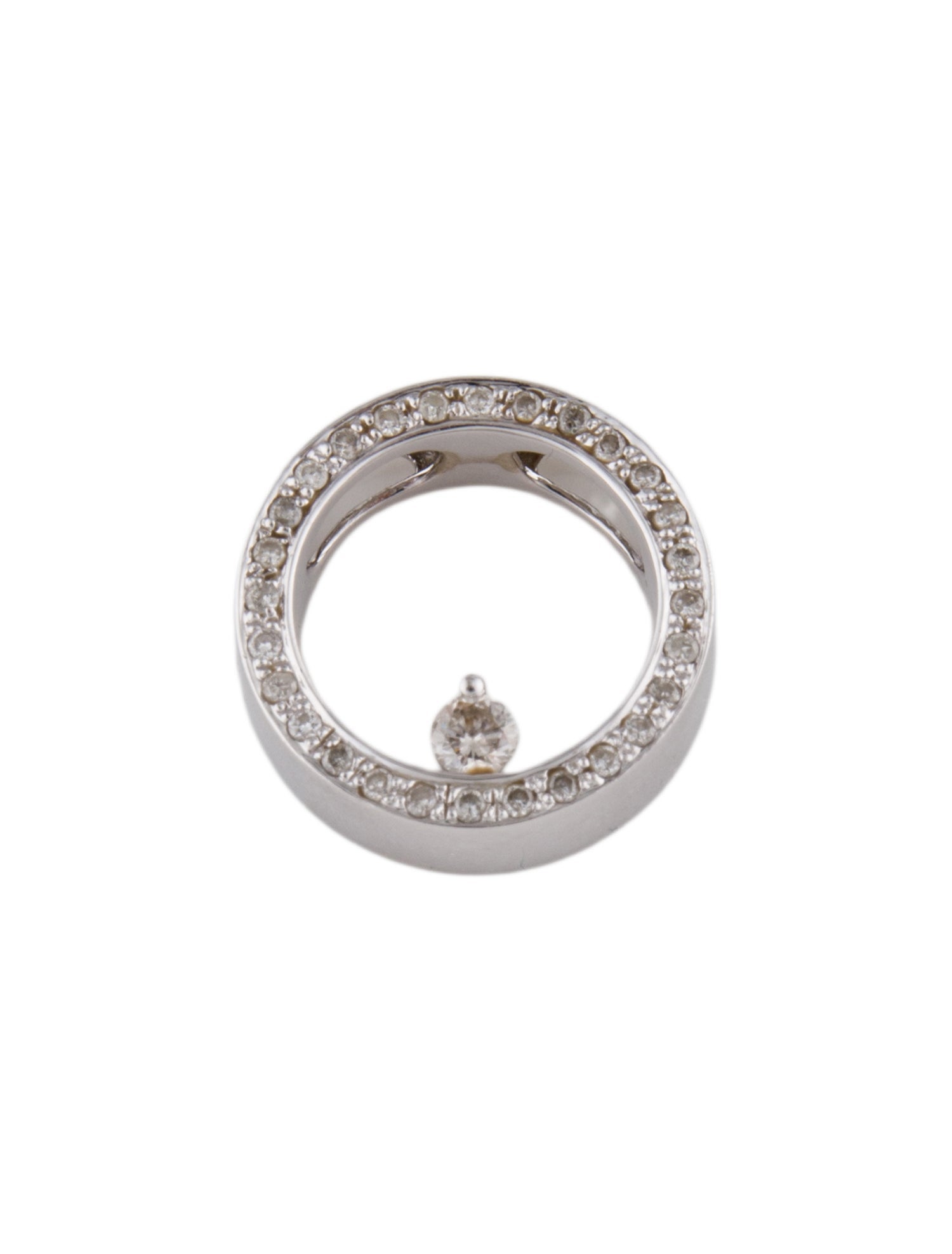 Effy Jewelry Effy 14k Leopard Diamond & Emerald Pendant - 14K White ...