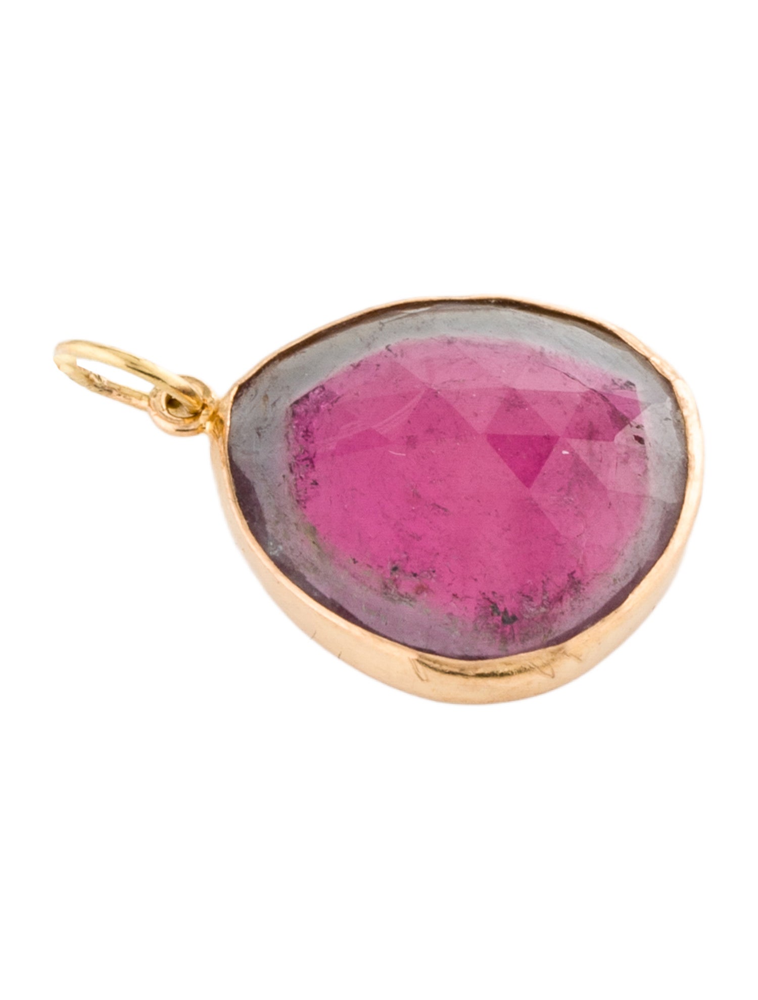 Pendant 18K Parti-Colored Tourmaline Pendant - Pendant, Brooches ...