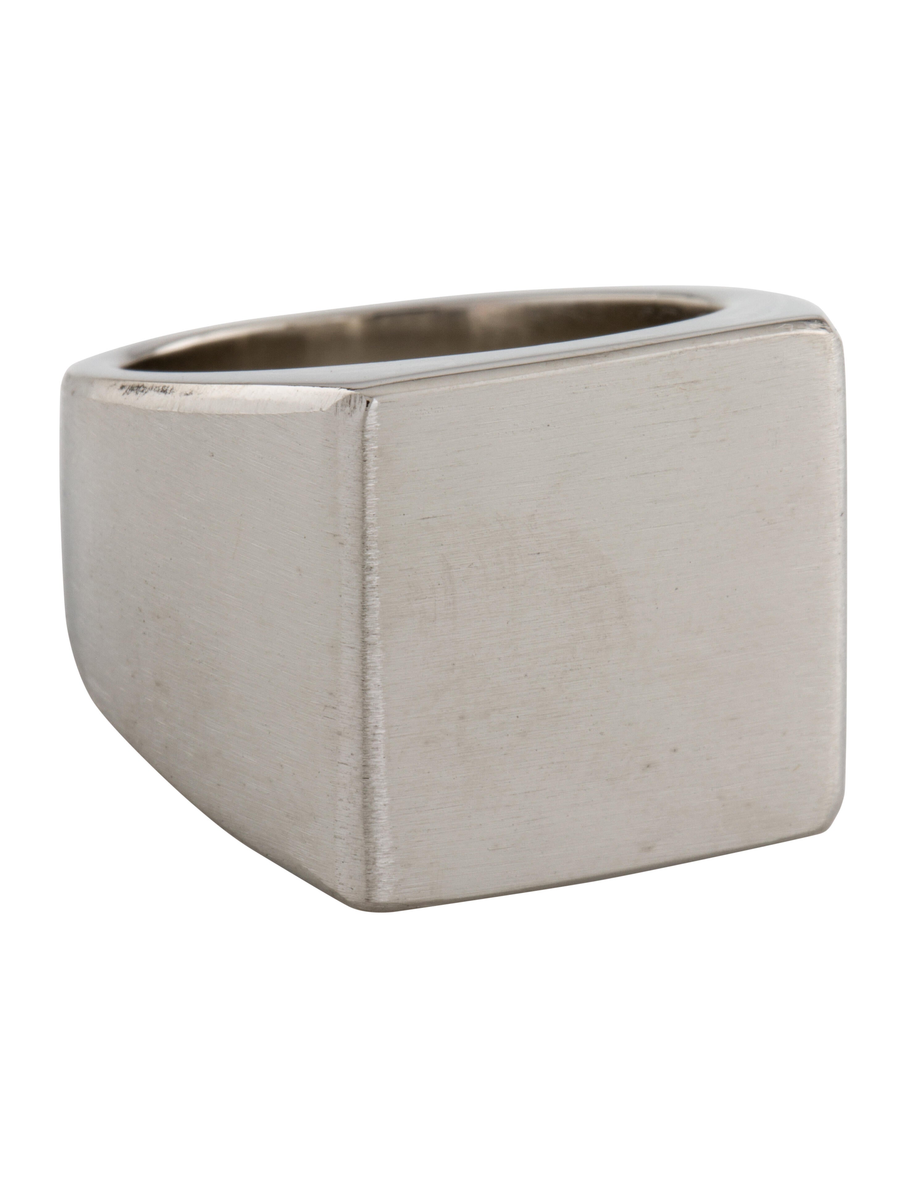 Peter Do Insignia Signet Ring - Brass Signet Ring, Rings - PETDO20795 ...