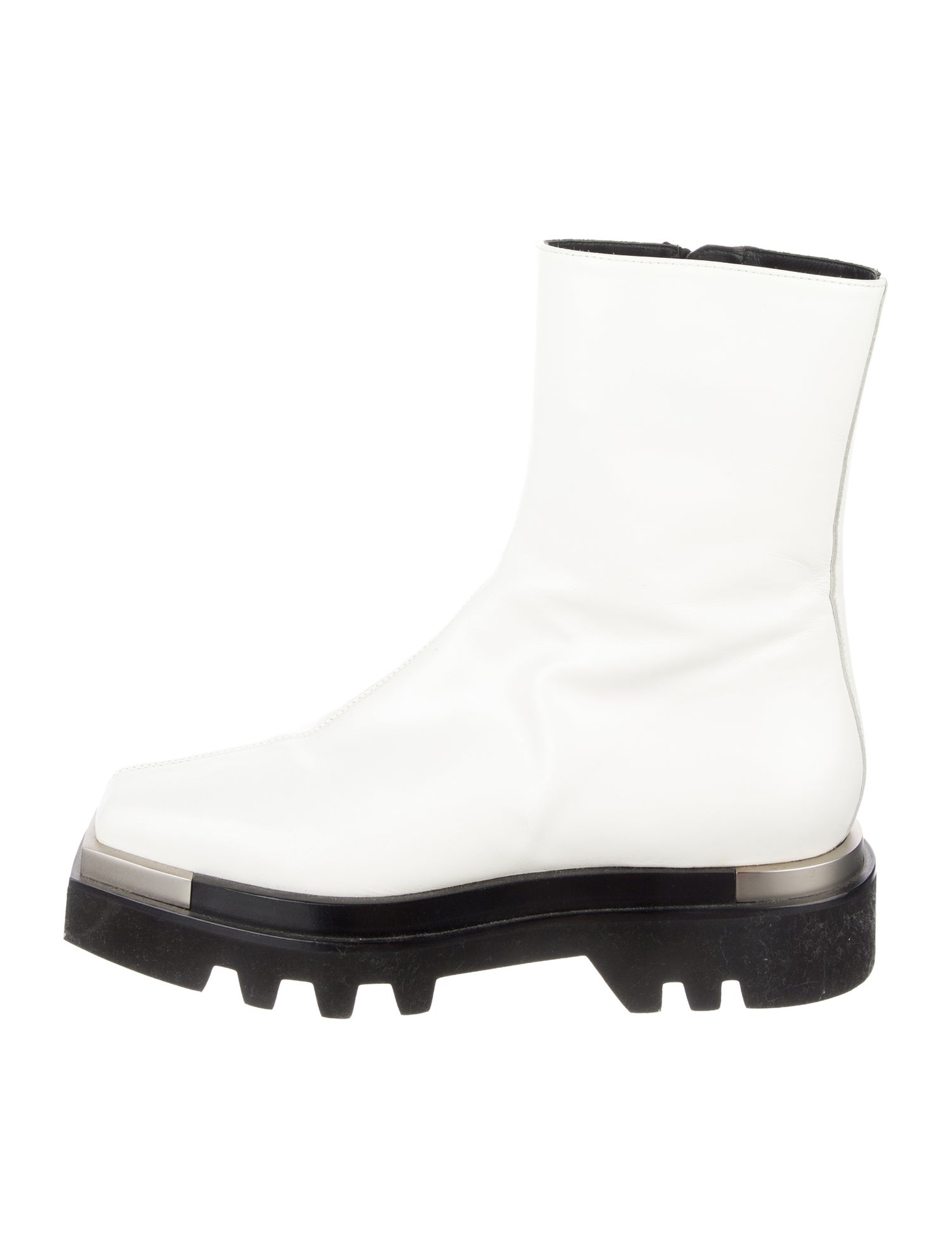 Peter Do Leather Boots - White Boots, Shoes - PETDO23325 | The RealReal