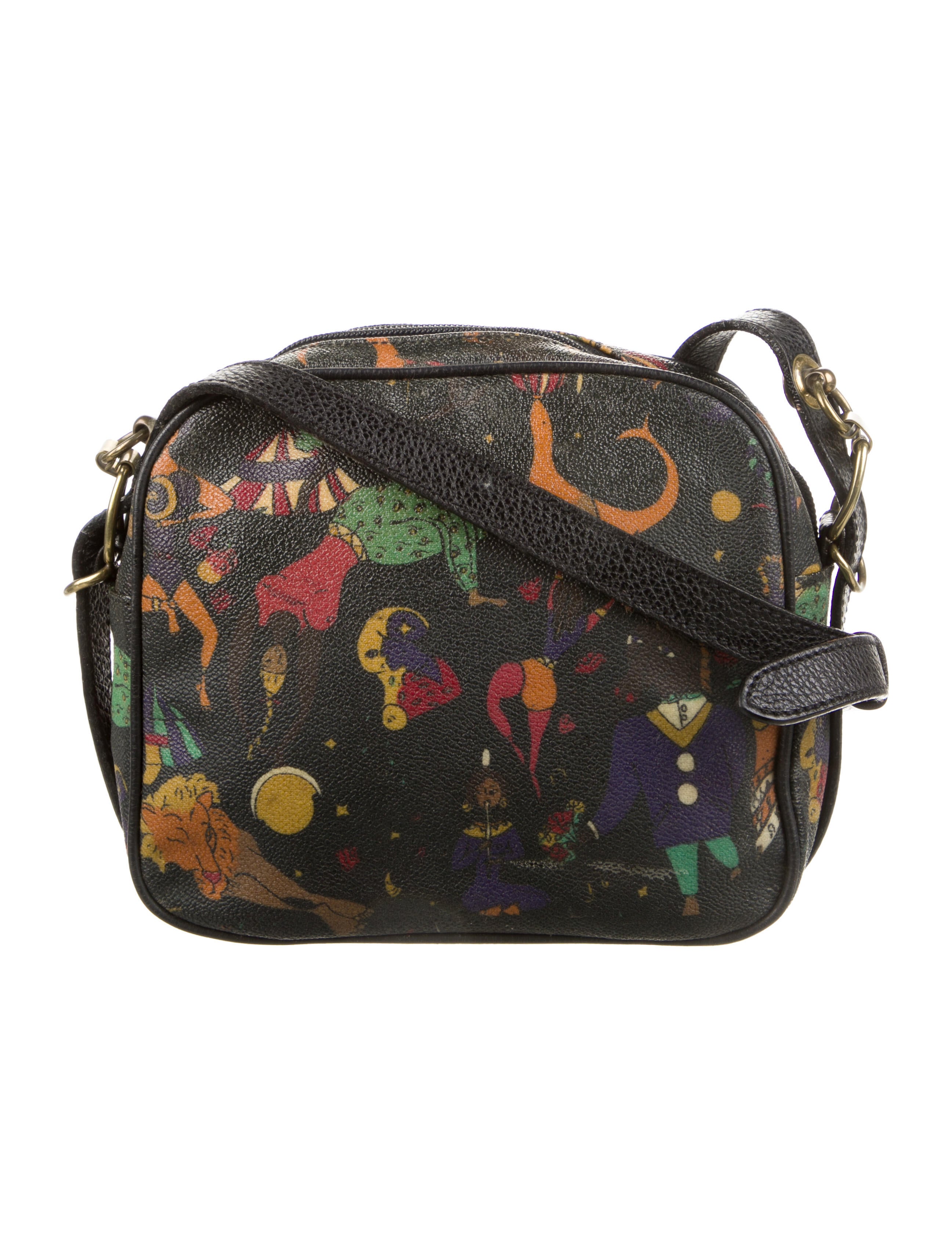 Piero Guidi Leather Crossbody Bag - Black Crossbody Bags, Handbags ...