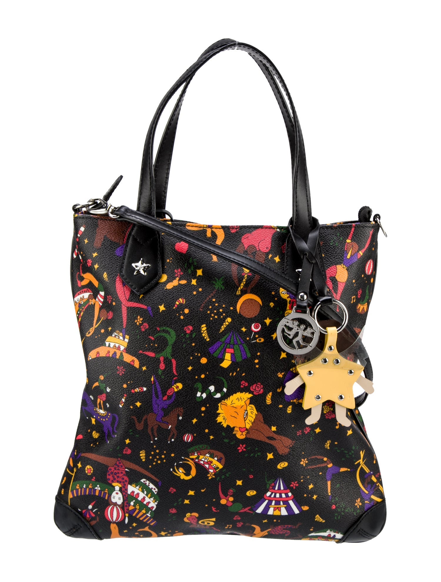 Piero Guidi Leather Handle Bag - Black Handle Bags, Handbags ...