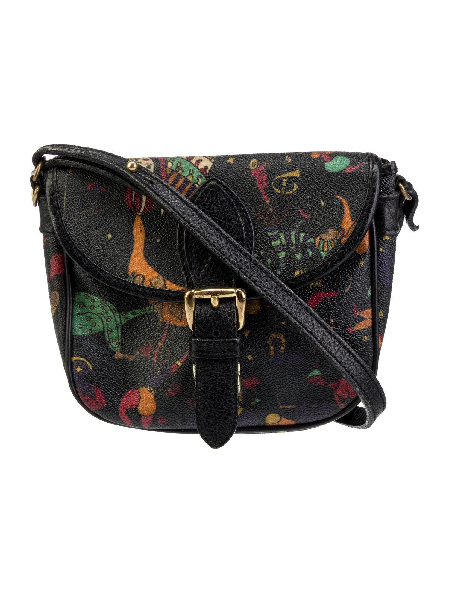 Piero Guidi Coated Canvas Crossbody Bag - Black Crossbody Bags ...