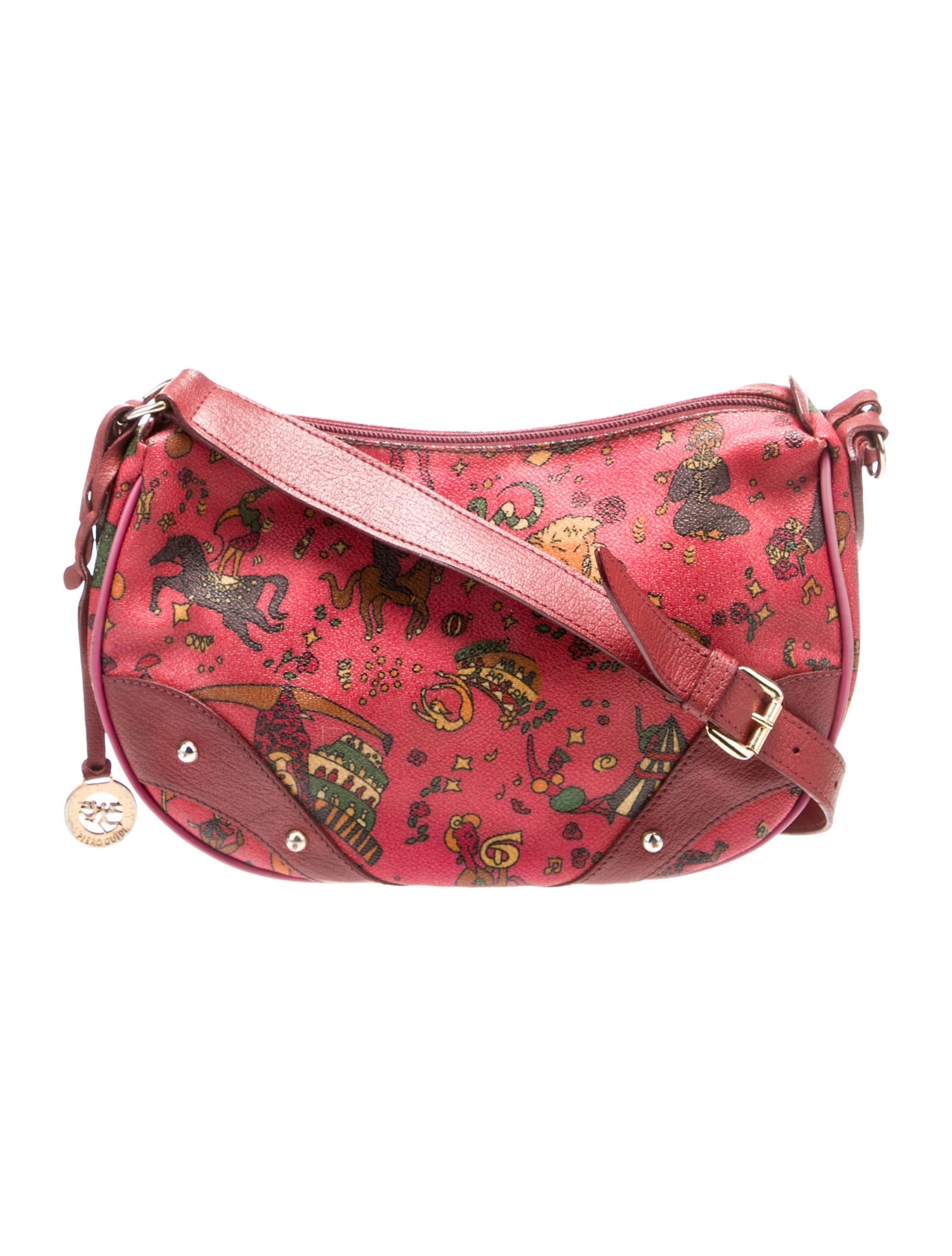 Piero Guidi Shoulder Bag - Red Shoulder Bags, Handbags - PGIUE20475 ...